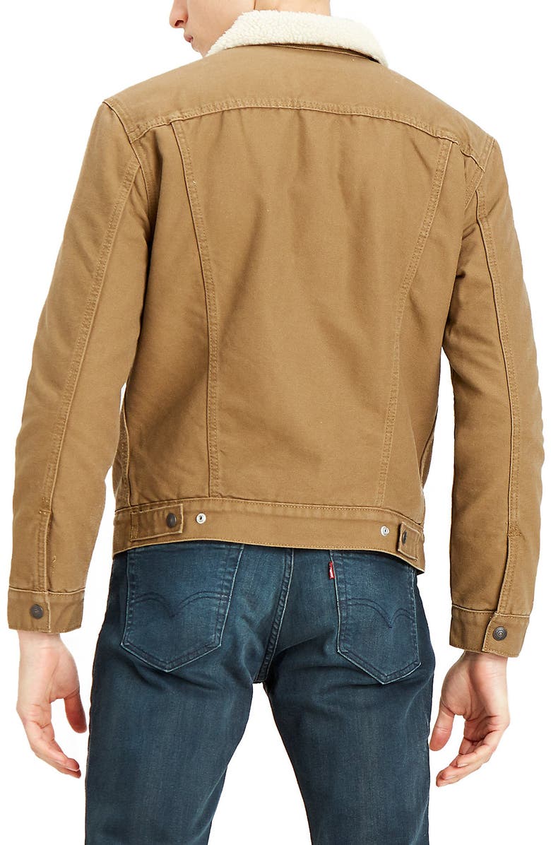 Levi's® Type 3 Faux Shearling Lined Denim Trucker Jacket | Nordstromrack