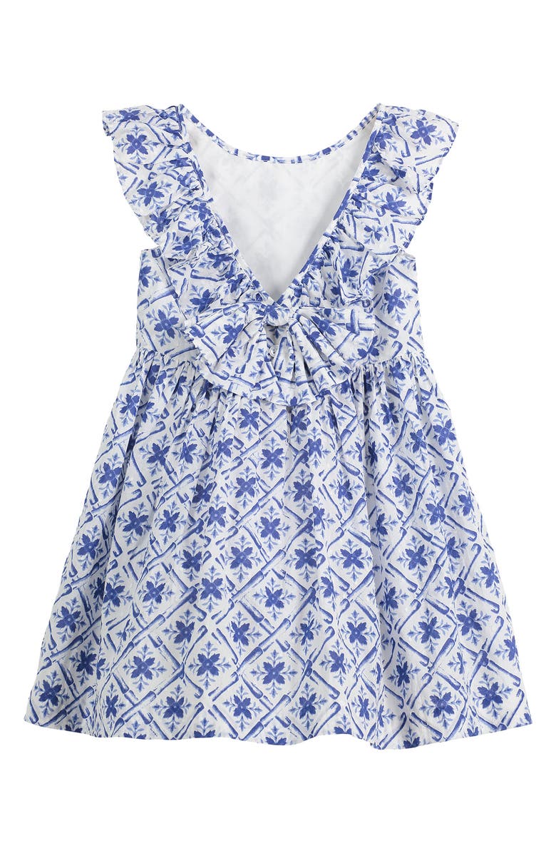 Pippa & Julie Tile Print Ruffle Collar Dress | Nordstromrack