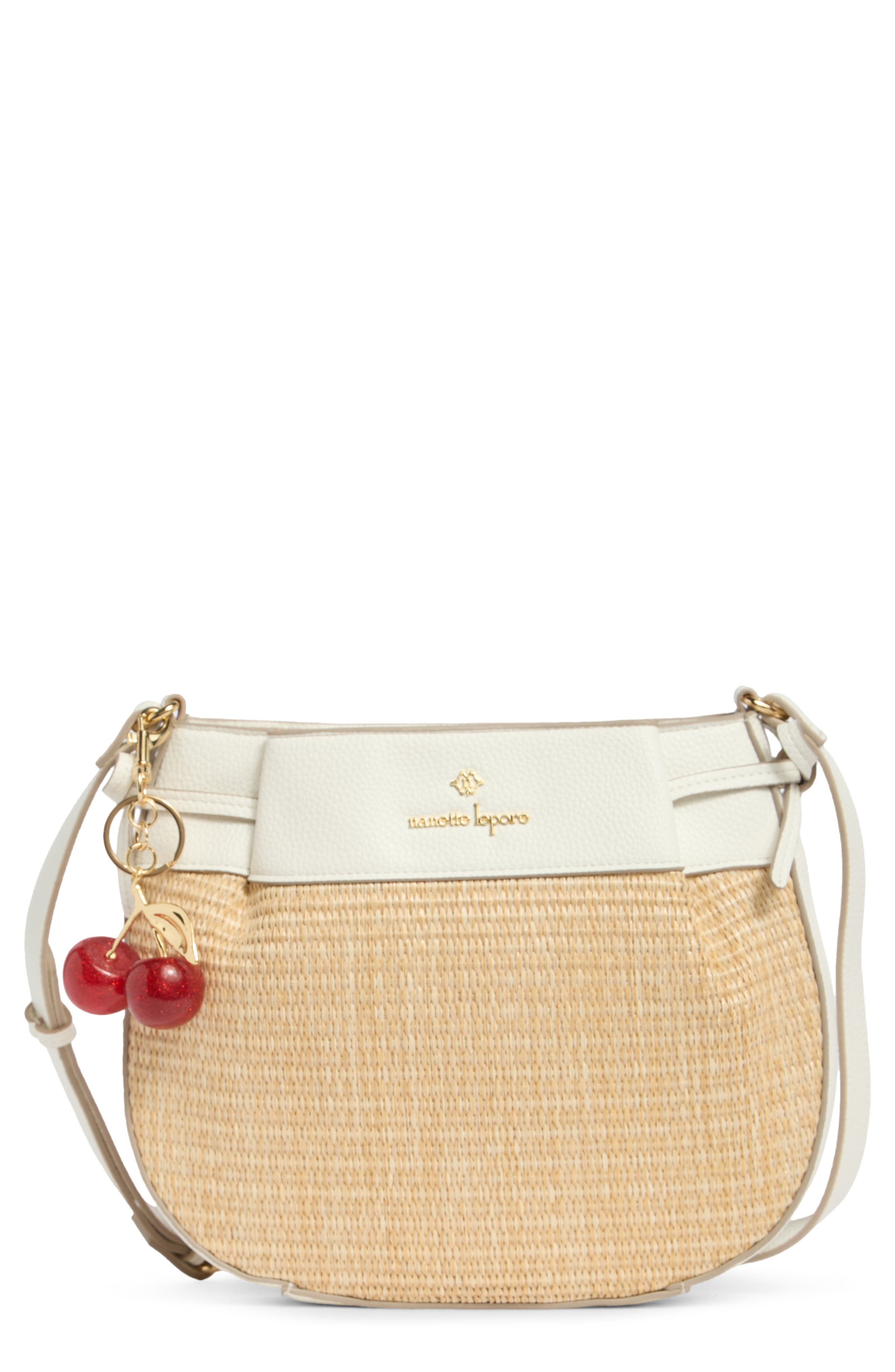 Nanette Lepore Triple Section Straw Crossbody Bag | Nordstromrack