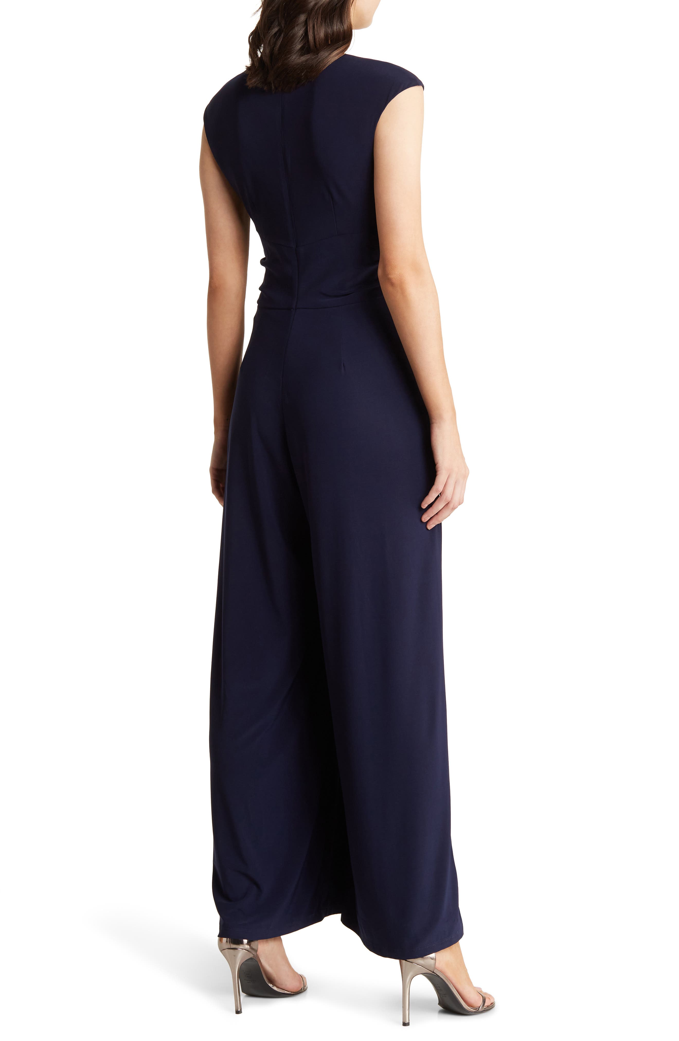 Vince Camuto Wrap Bodice Sleeveless Jumpsuit | Nordstromrack