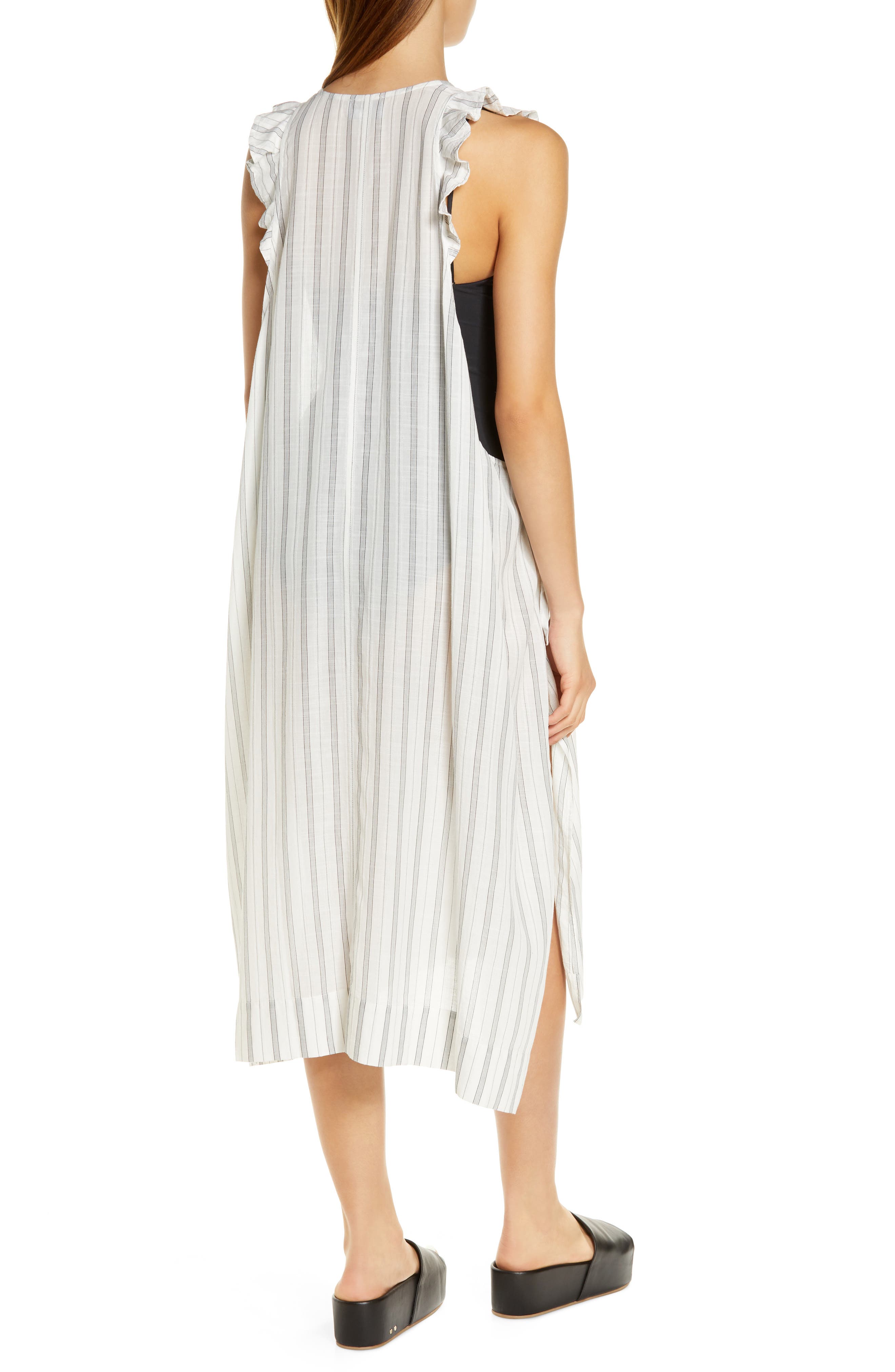 Ganni Stripe Cover-Up Dress | Nordstromrack