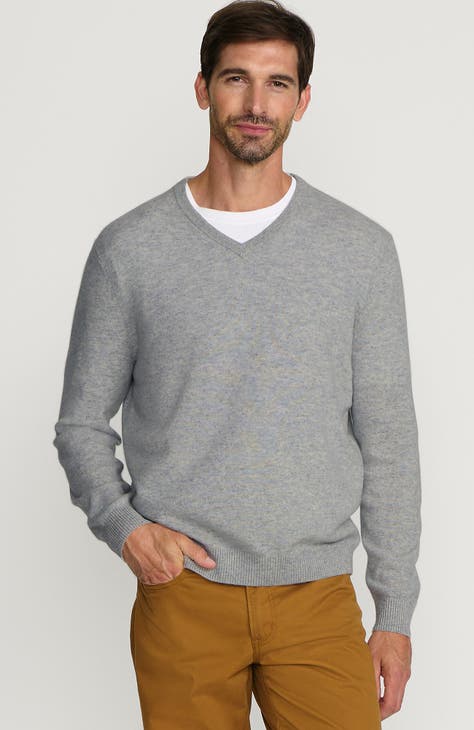 Men s Grey V Neck Sweaters Nordstrom