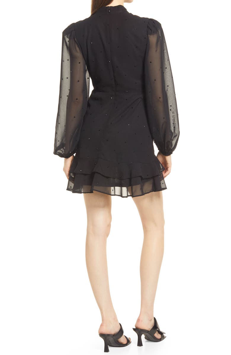 RAHI Glimmer Long Sleeve Minidress | Nordstromrack