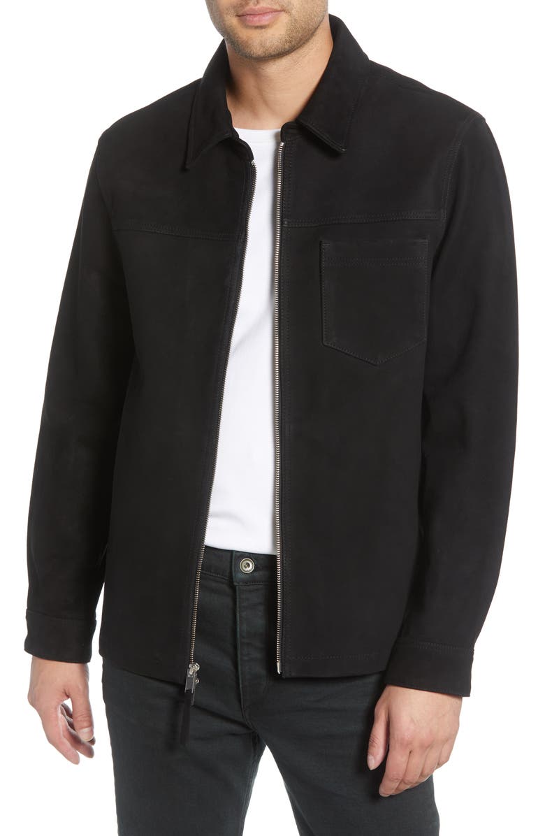 BLDWN Sedgwick Regular Fit Suede Jacket | Nordstrom