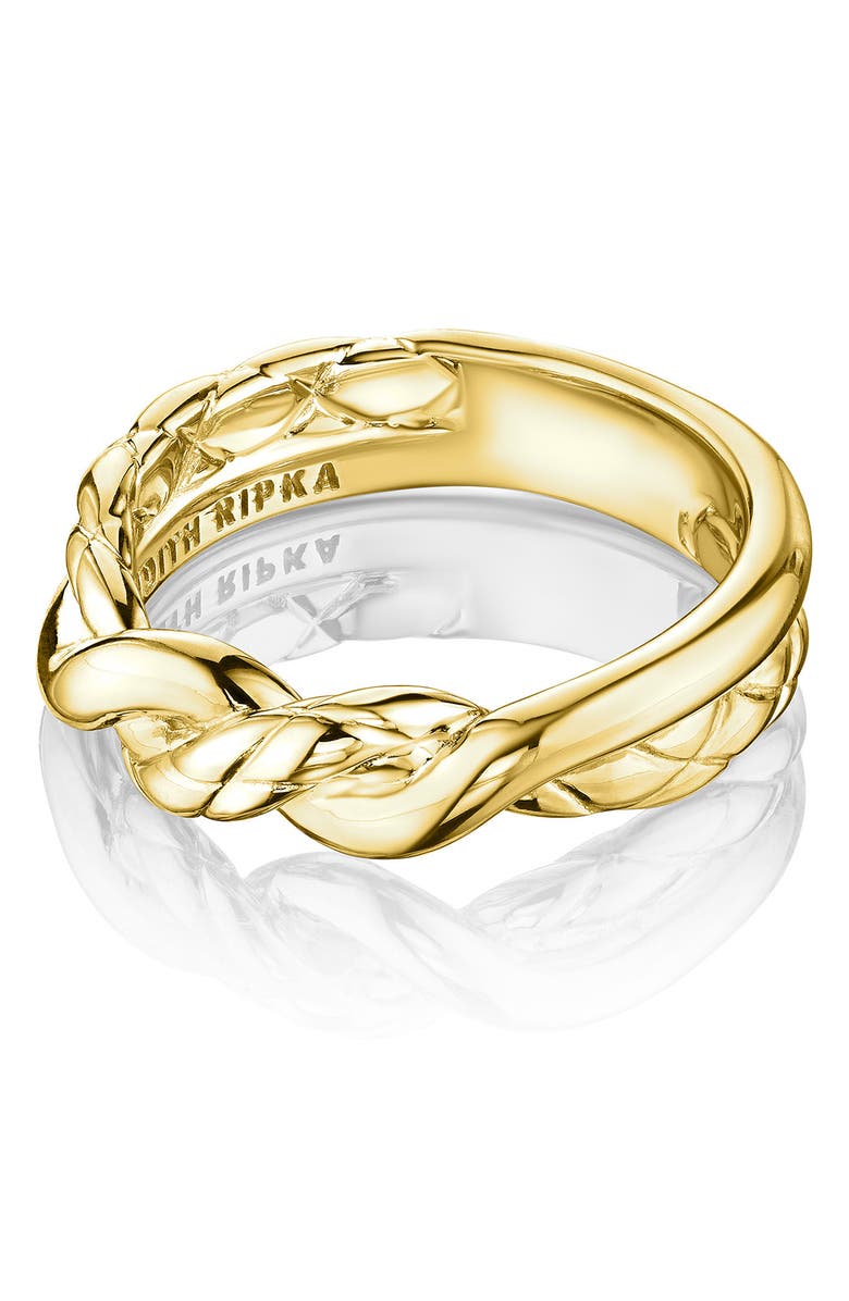 Judith Ripka Aura 14K Yellow Gold Plated Sterling Silver Braided Twist ...
