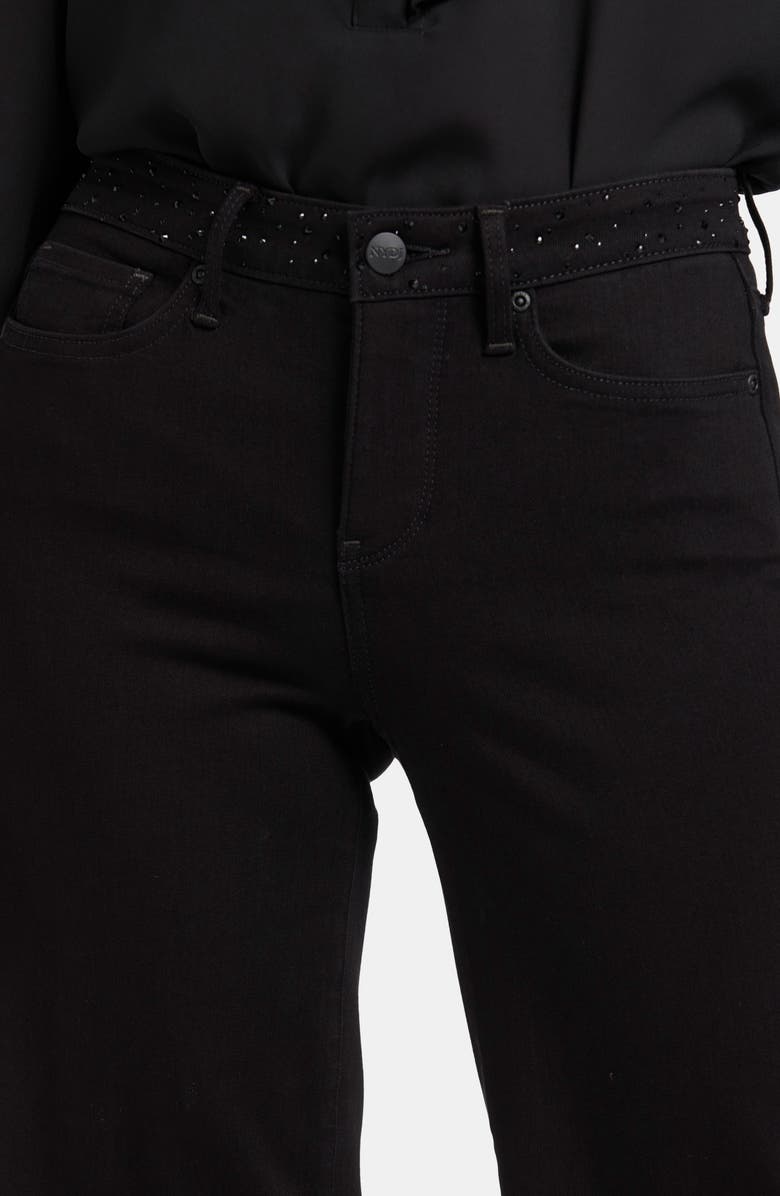 NYDJ Teresa Rhinestone Wide Leg Jeans | Nordstromrack