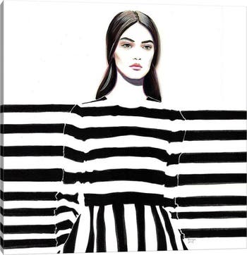 iCanvas Monochrome Valentino by Hodaya Louis Canvas Art | Nordstromrack
