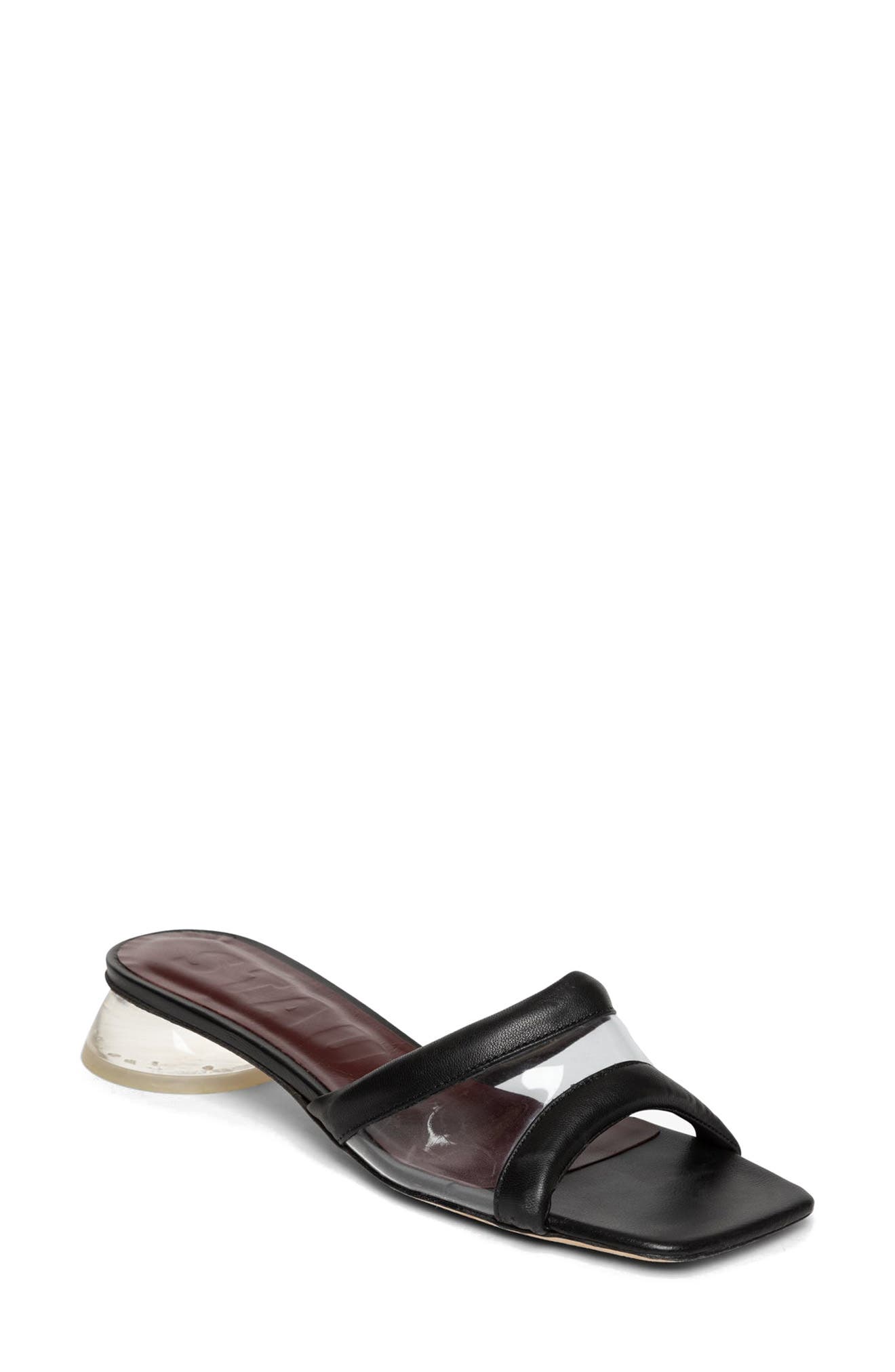 STAUD Simone Lucite® Slide Sandal (Women) | Nordstromrack