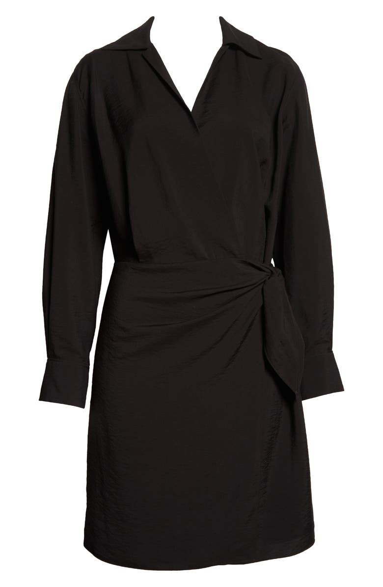 Vince Long Sleeve Wrap Front Dress | Nordstromrack
