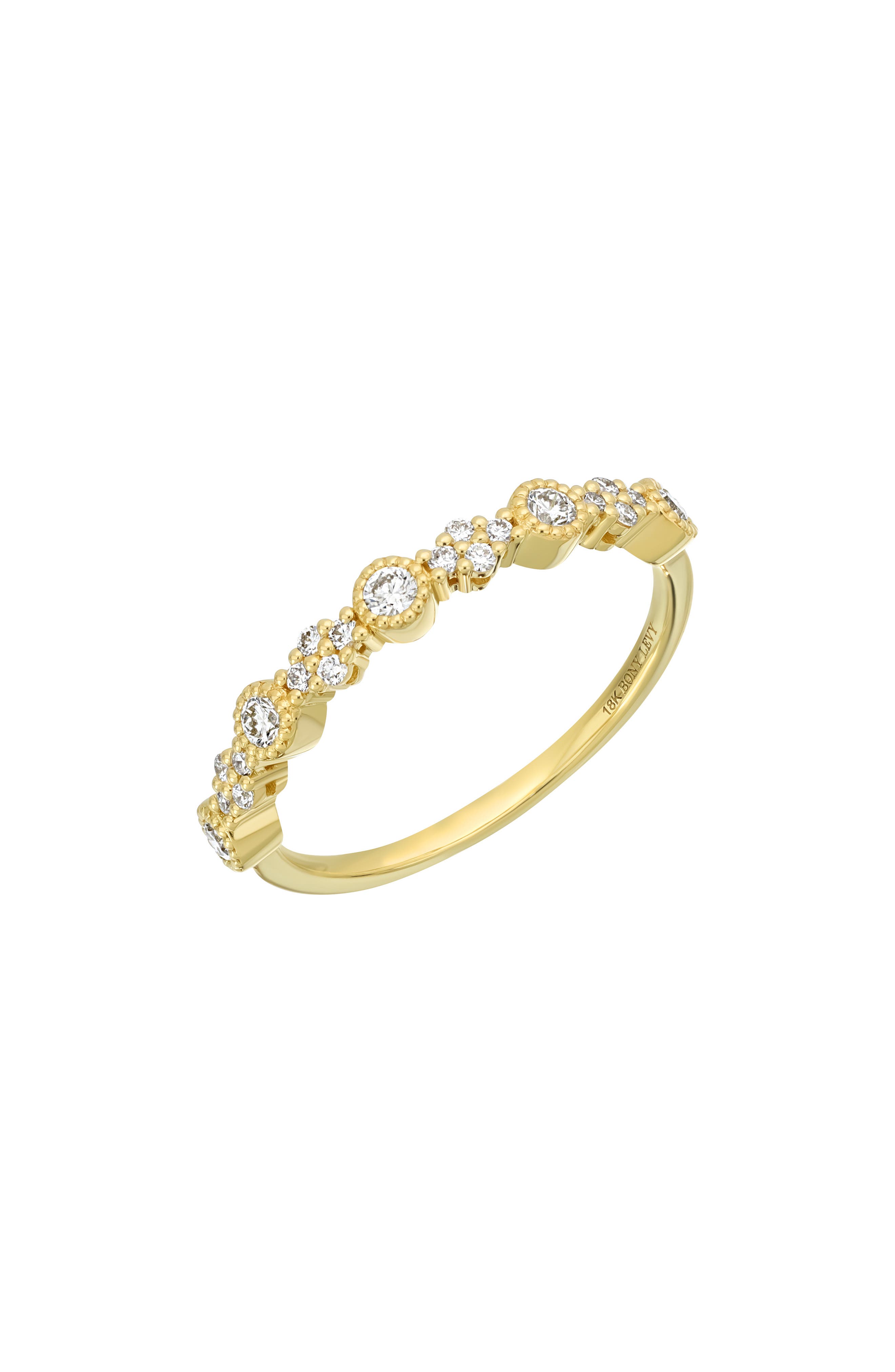 Bony Levy 18K Gold Getty Diamond Stackable Ring - 0.275ct | Nordstromrack