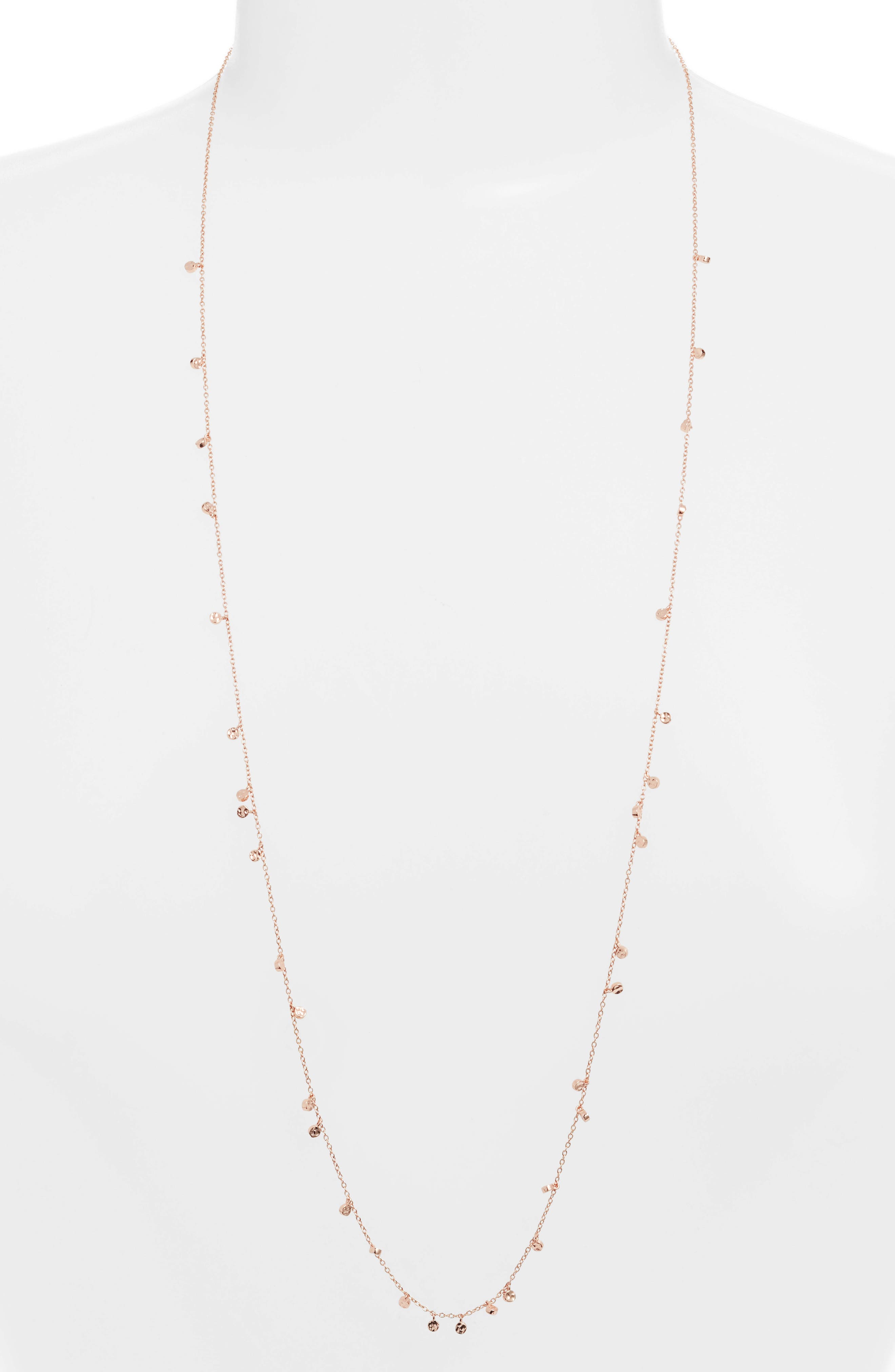 gorjana Chloe Mini Disc Long Necklace (Women) | Nordstromrack