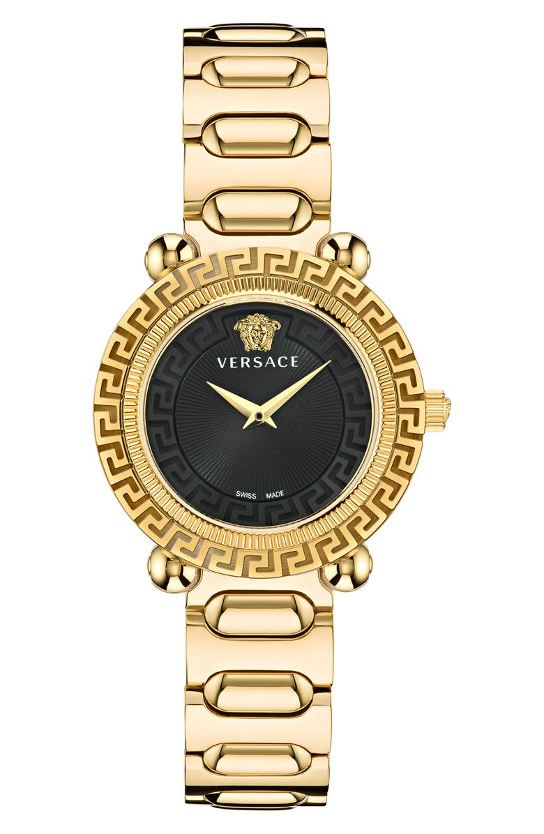 Versace Greca Twist Bracelet Watch, 35mm | Nordstromrack