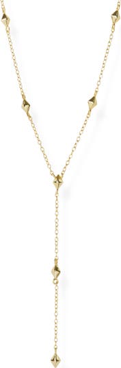 Argento Vivo Sterling Silver Pyramid Chain Y-Necklace | Nordstrom