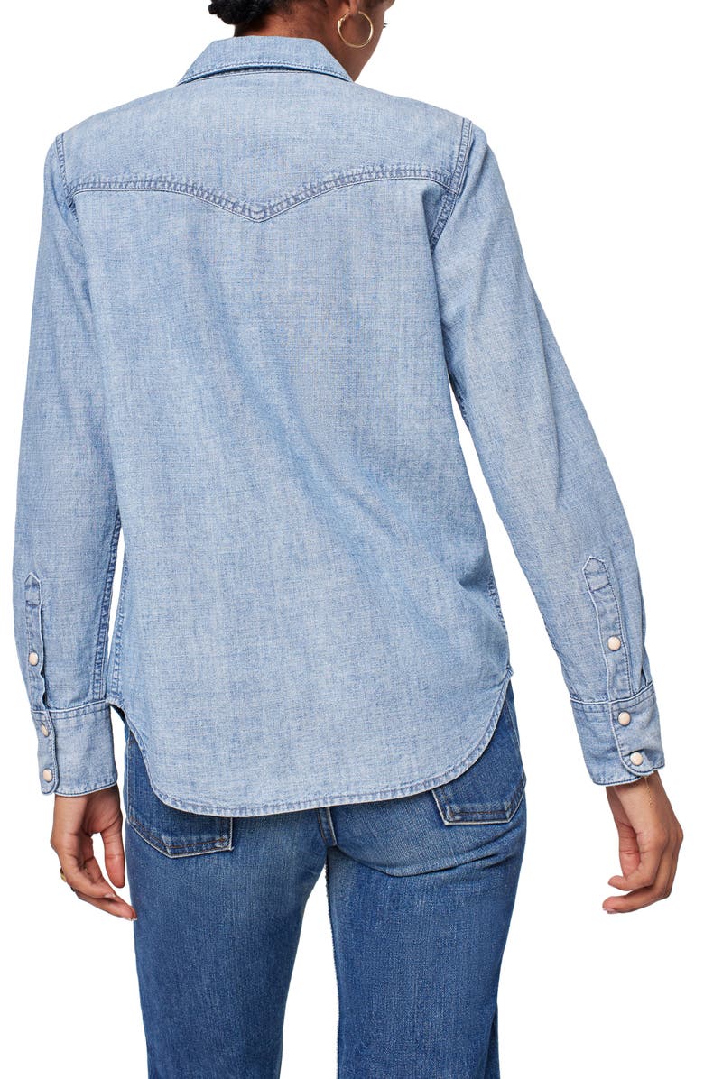 Faherty Out West Cotton Chambray Shirt | Nordstromrack