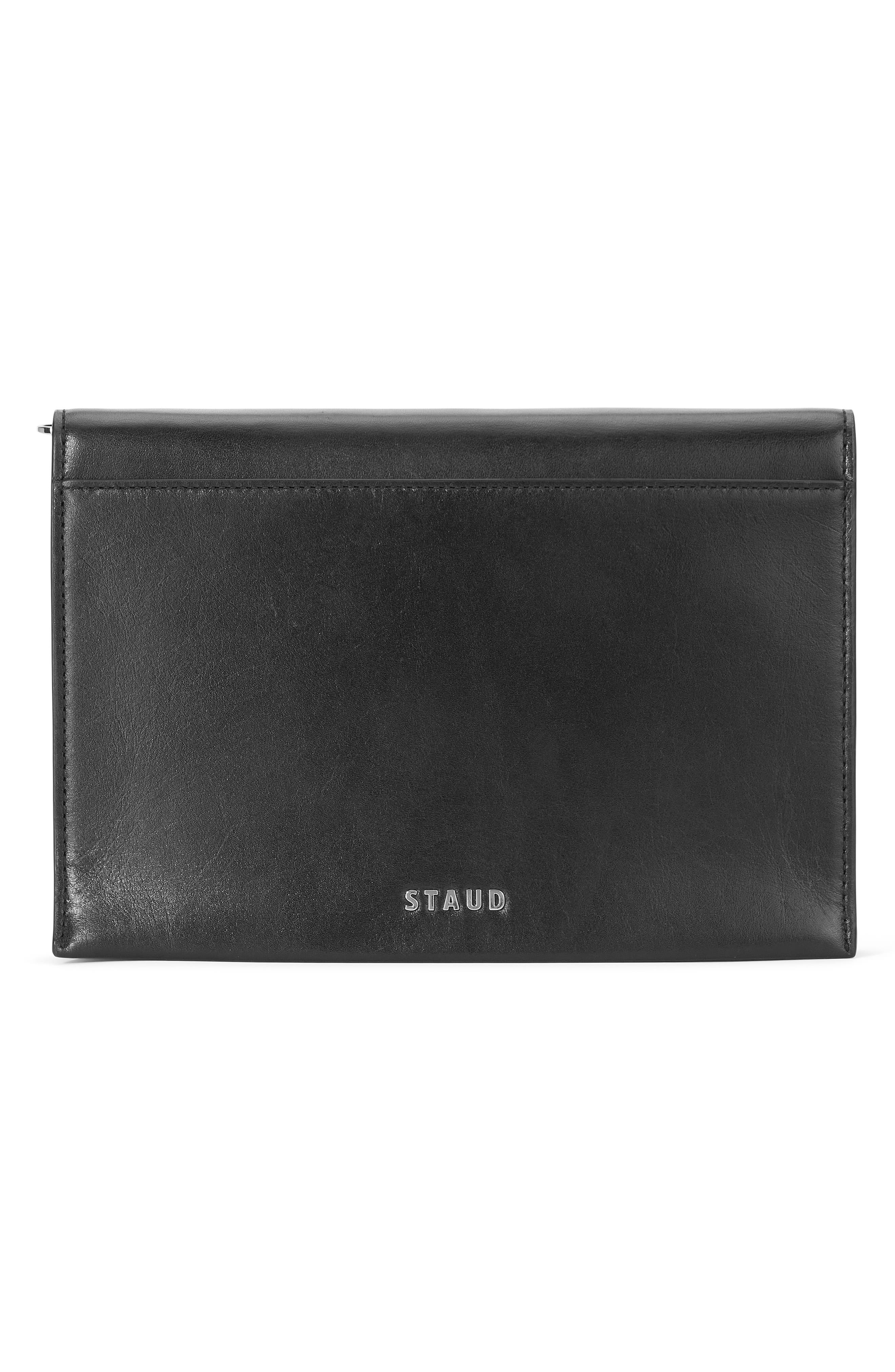STAUD Marcella Leather Envelope Clutch | Nordstrom