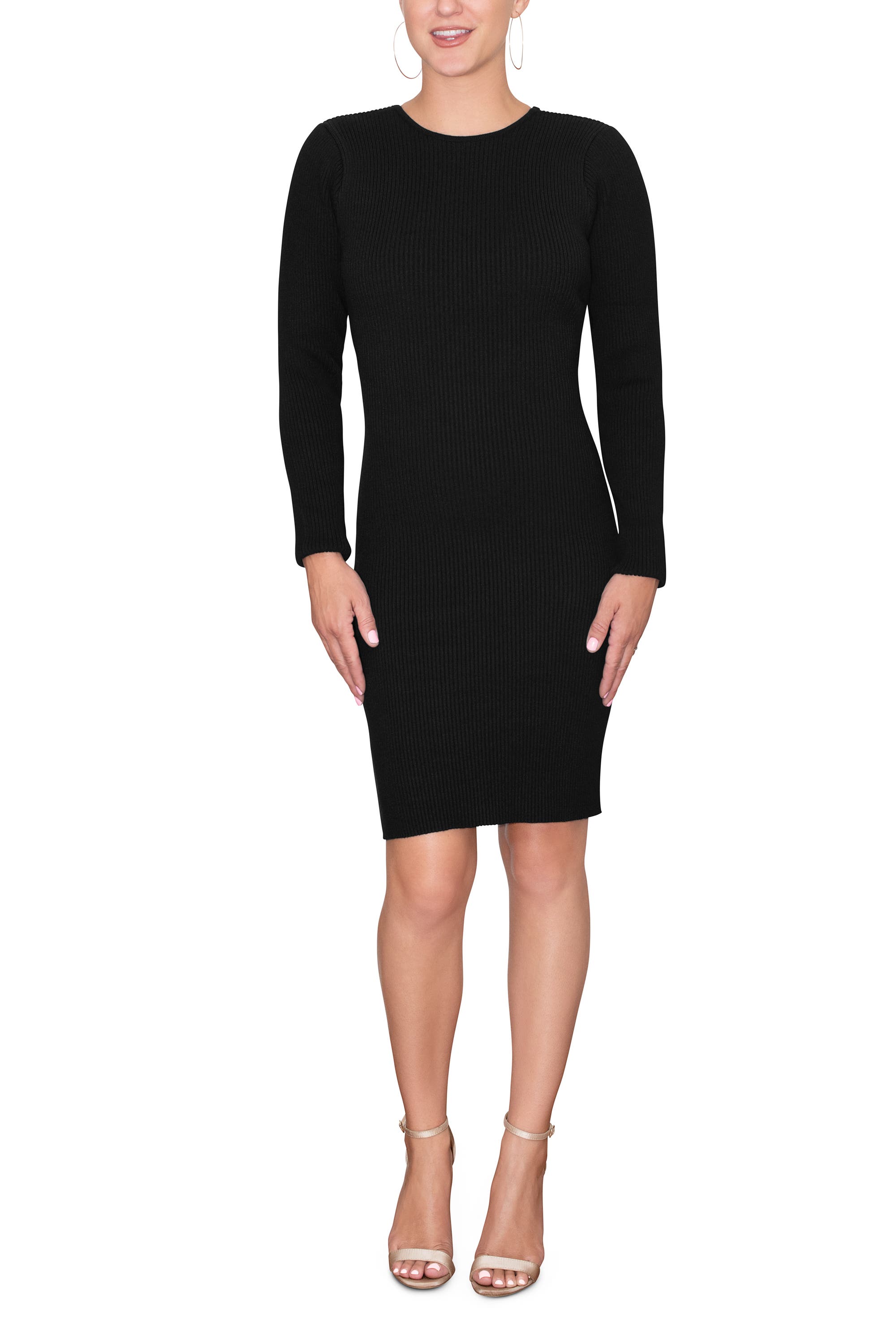 RACHEL Rachel Roy Katerina Crew Neck Sweater Mini Dress | Nordstrom