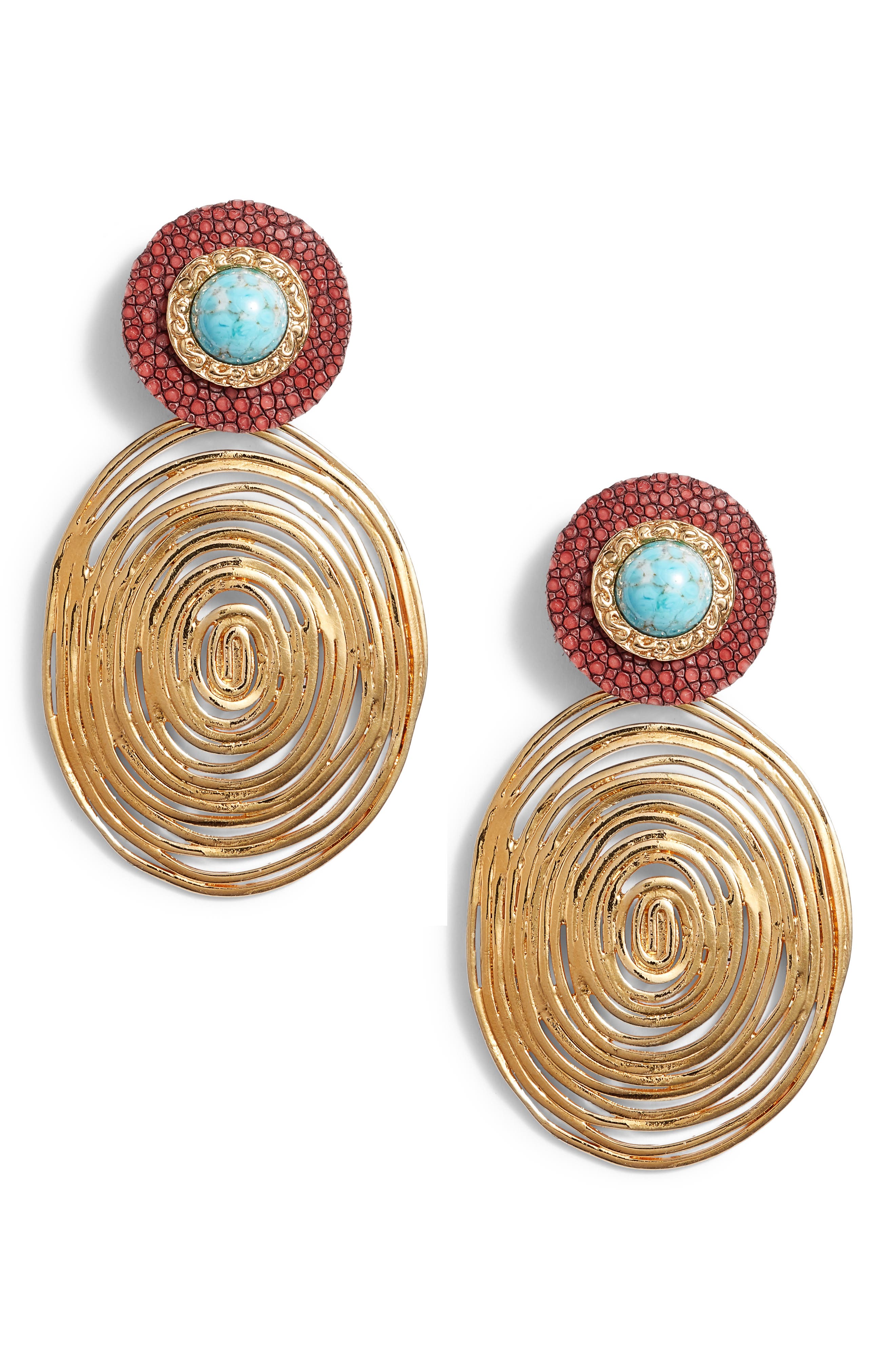 Gas Bijoux Wave Drop Earrings | Nordstrom