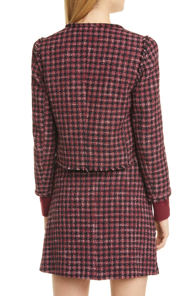 BOSS Johella Modern Tweed Cotton Blend Jacket | Nordstrom