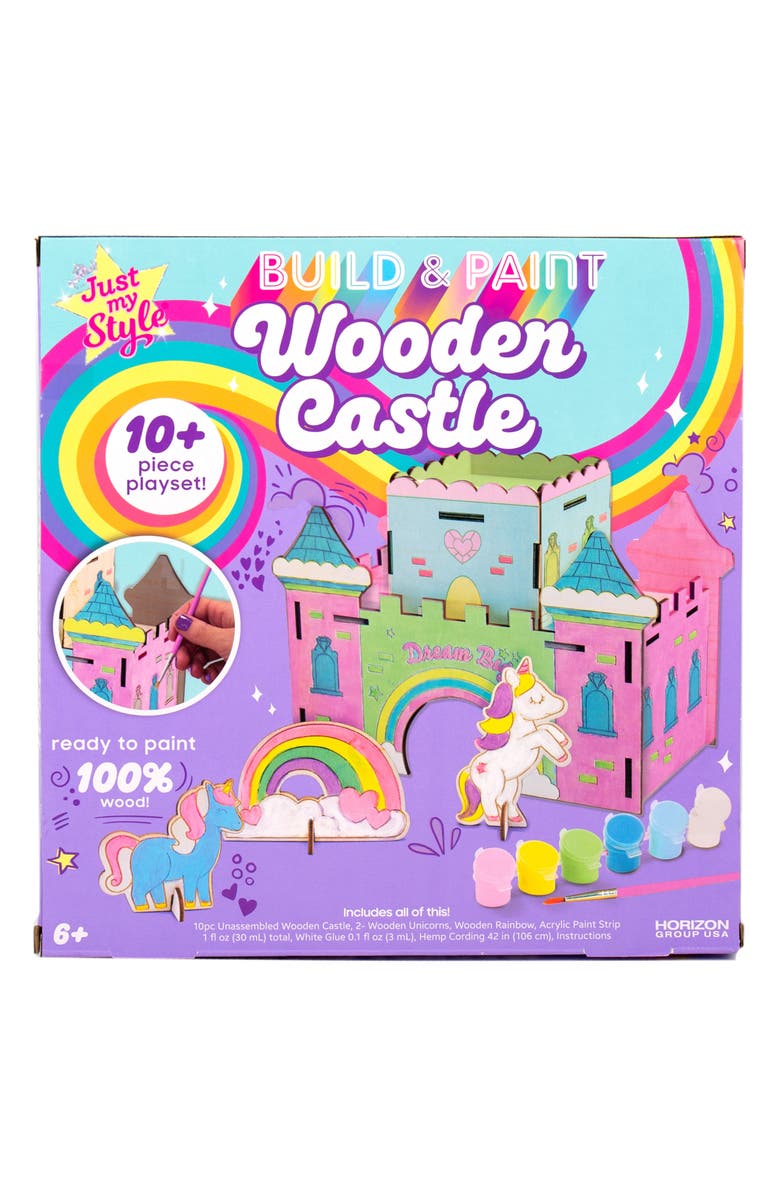 Just My Style Build & Paint Wooden Castle | Nordstromrack