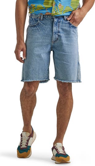 Wrangler Loose Fit Raw Hem Denim Shorts | Nordstromrack