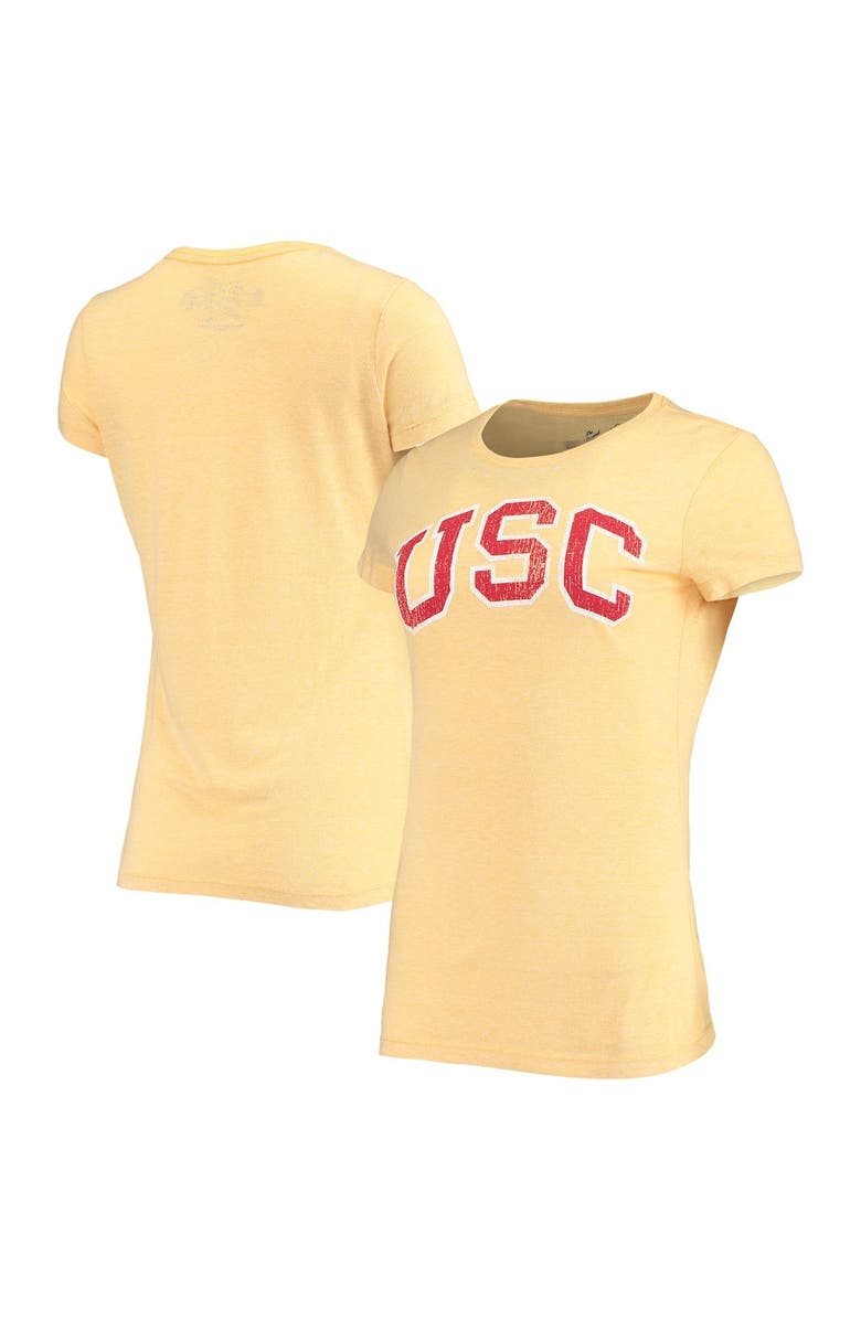 Retro Brand Women's Original Retro Brand Gold USC Trojans Tri-Blend T ...