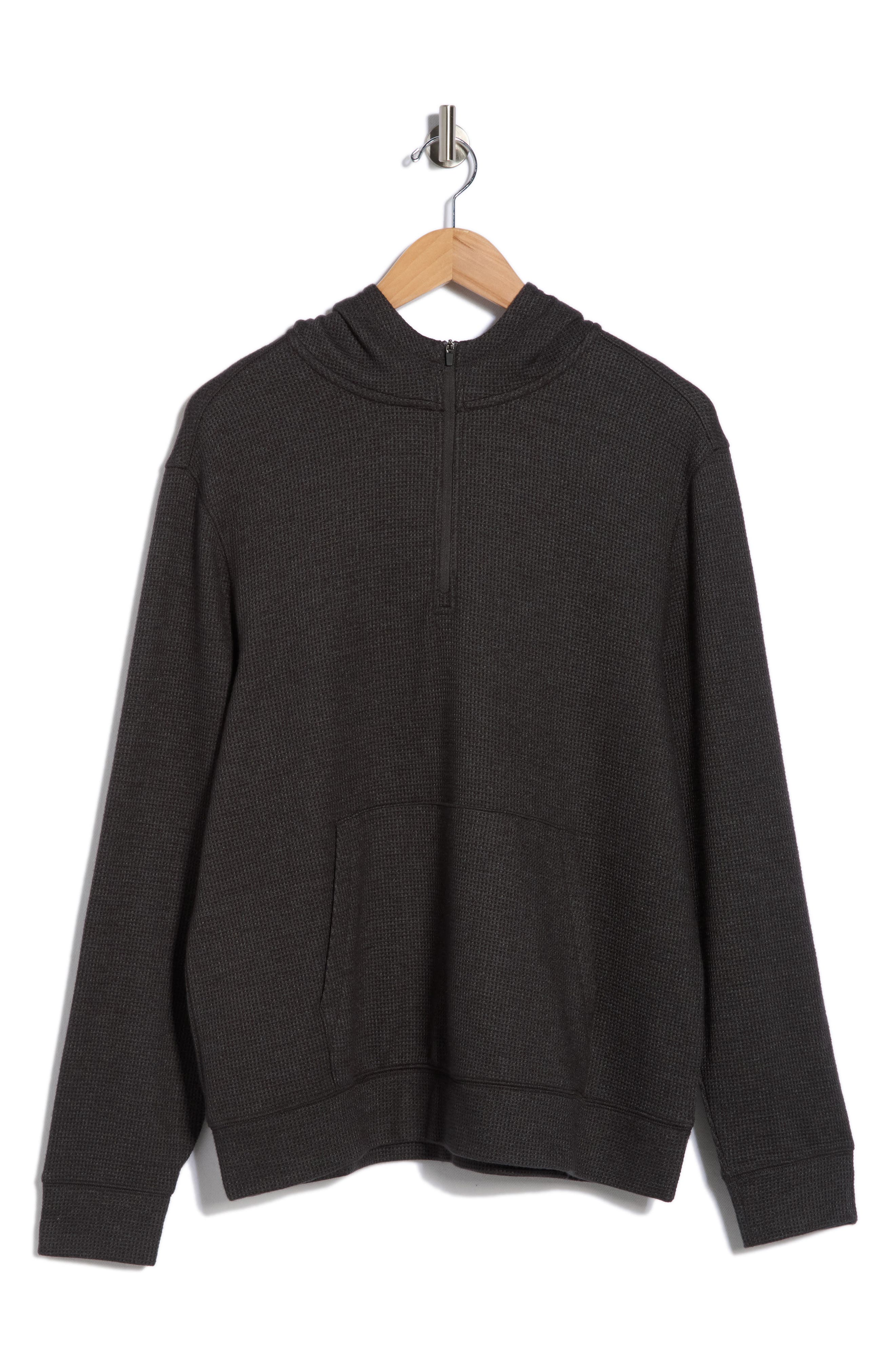 Z by Zella Waffle Knit Quarter Zip Hoodie | Nordstromrack