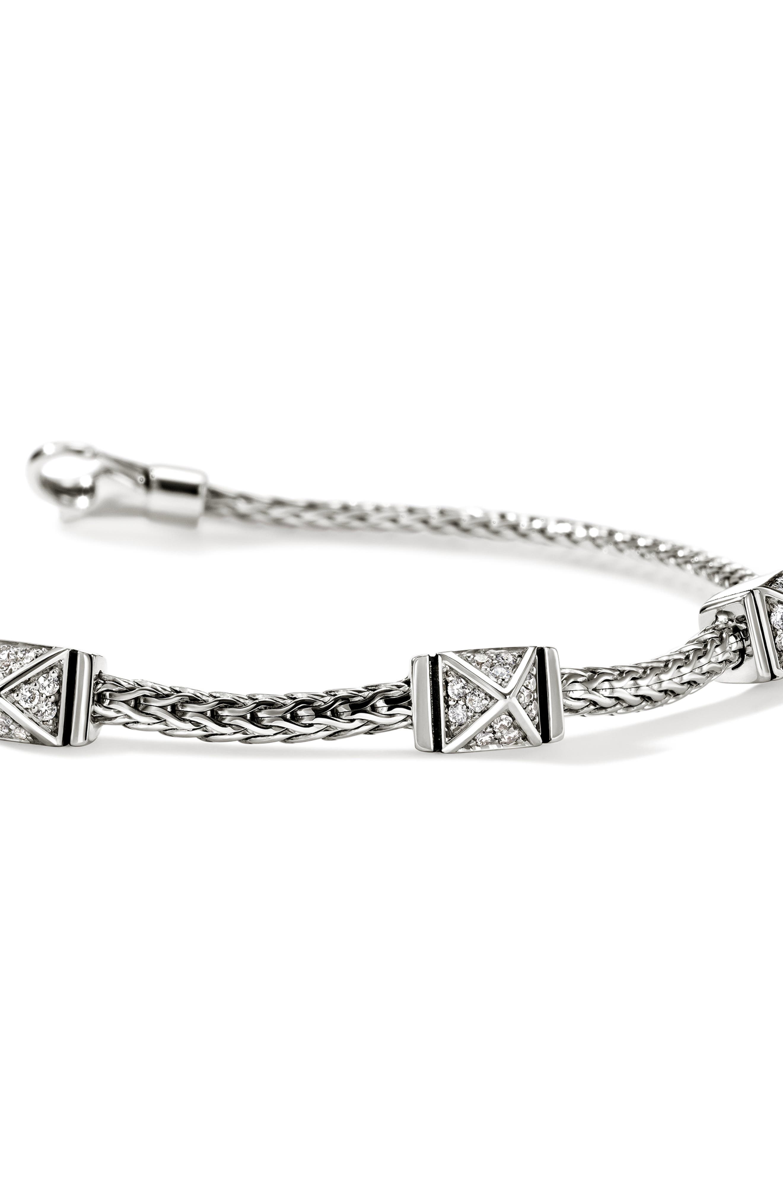 John Hardy Icon Stud Pavé Diamond Bracelet | Nordstrom