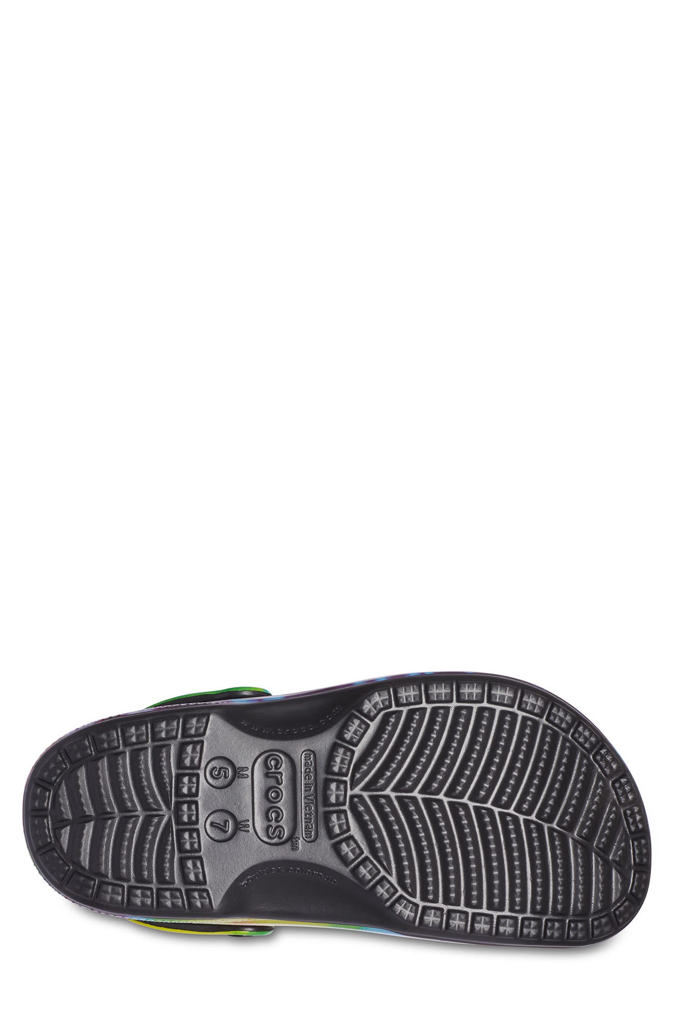 CROCS Baya Tie Dye Faux Fur Lined Clog (Women) | Nordstromrack