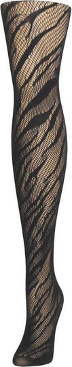 MeMoi Zebra Net Tights | Nordstromrack