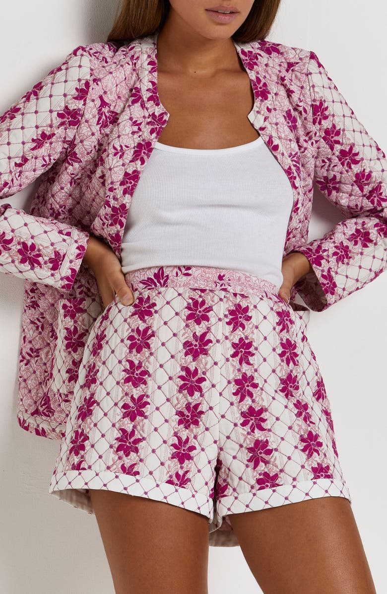 River Island Print Quilted Shorts | Nordstromrack