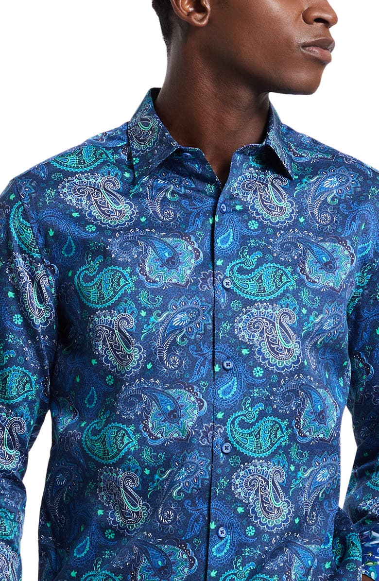 Robert Graham Titus Cotton Button-Up Shirt | Nordstromrack