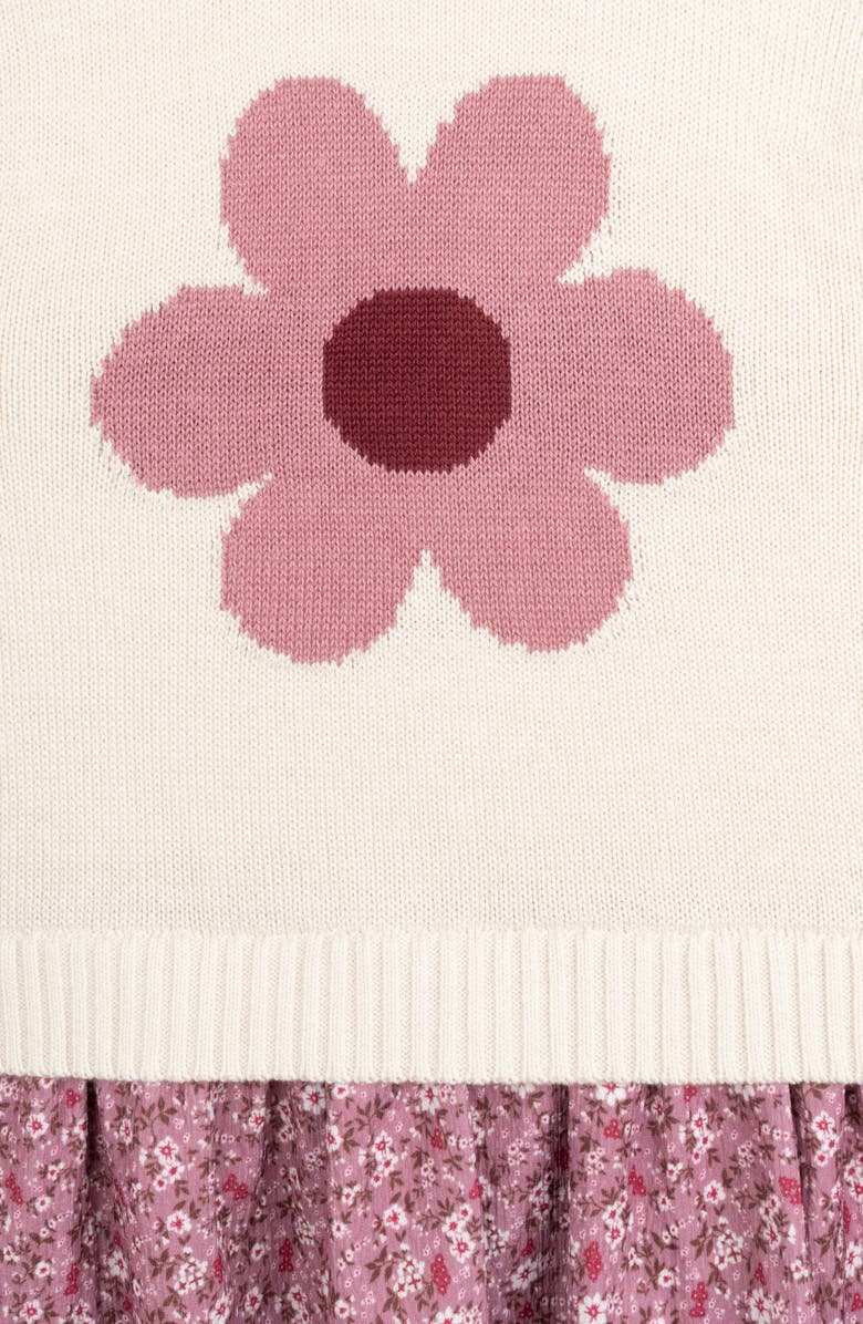 Rare Editions Kids' Flower Sweater Dress | Nordstromrack