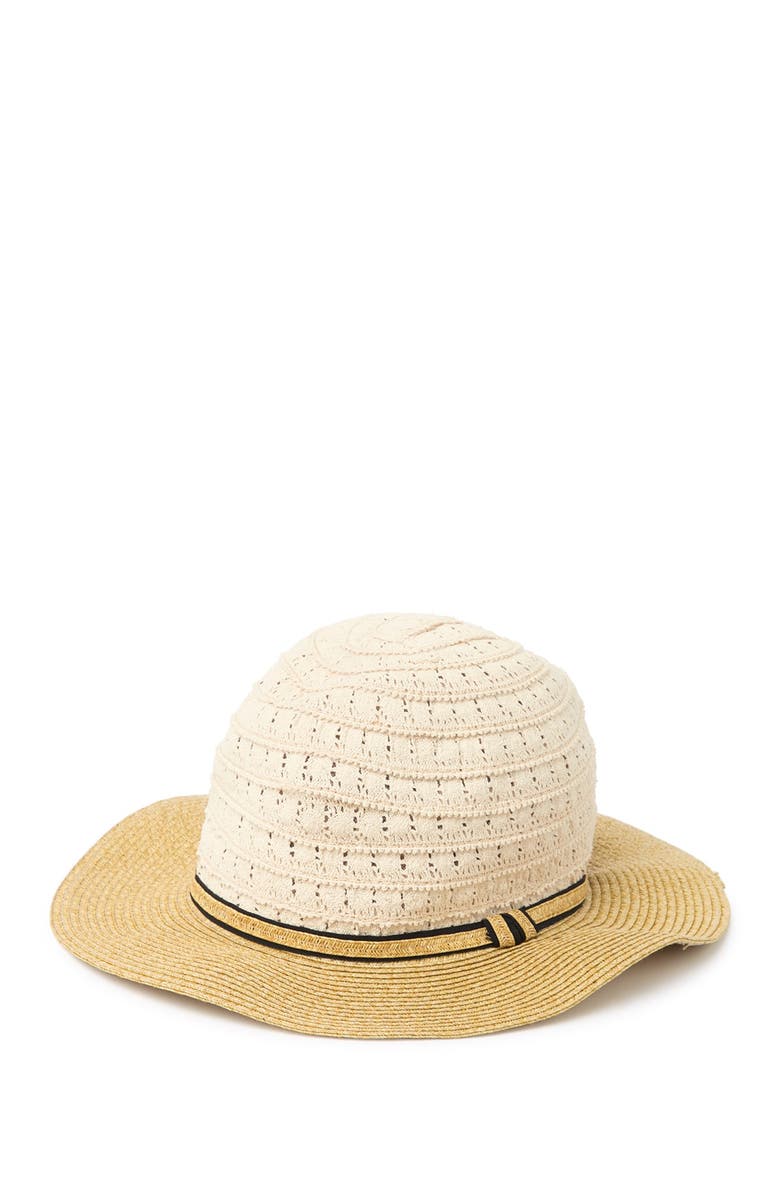 Collection XIIX Emboridered Panama Hat | Nordstromrack