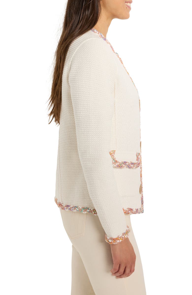 NIC+ZOE Mix Trim Knit Jacket | Nordstromrack