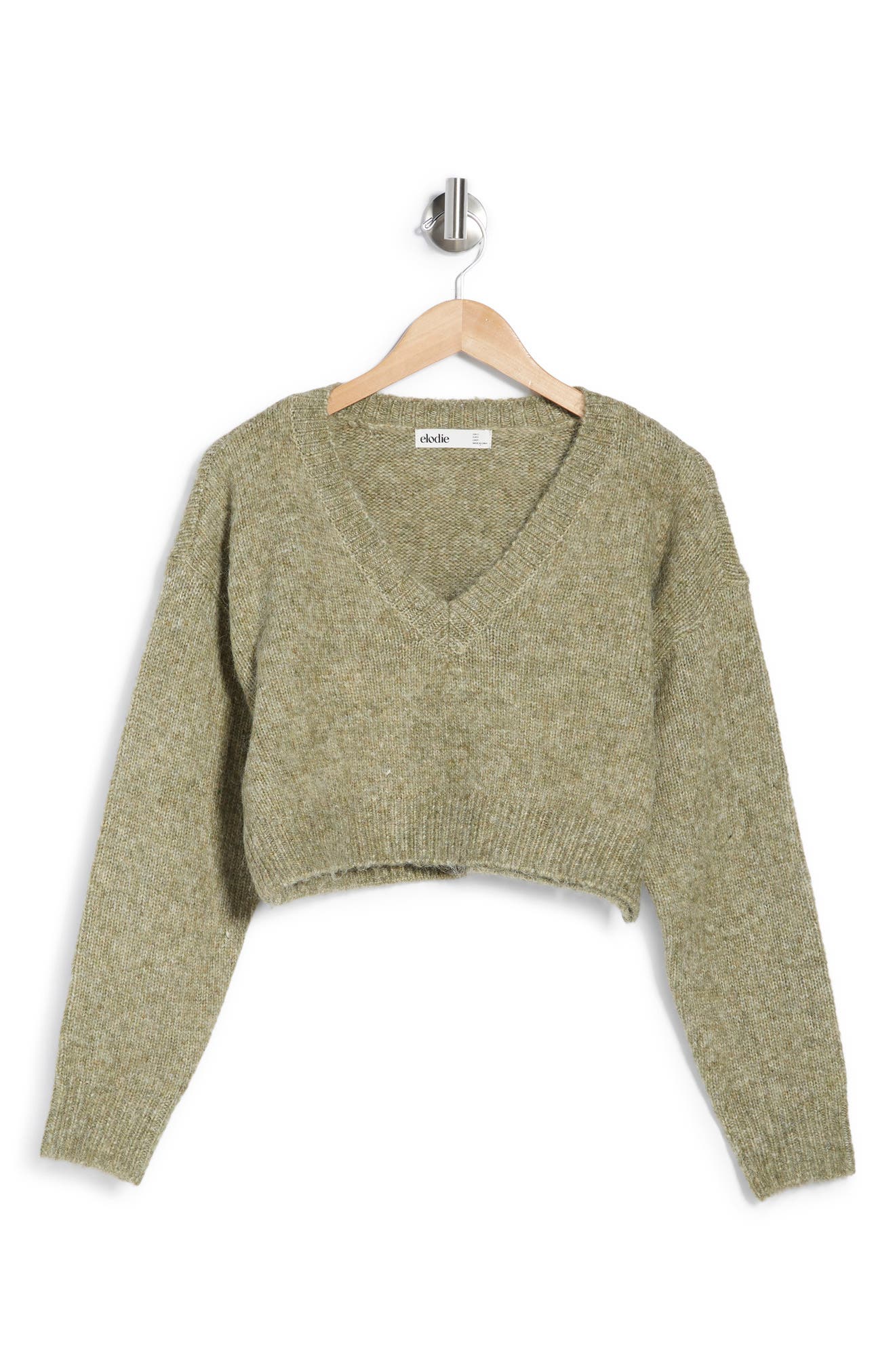 Elodie V-Neck Boxy Cropped Sweater | Nordstromrack