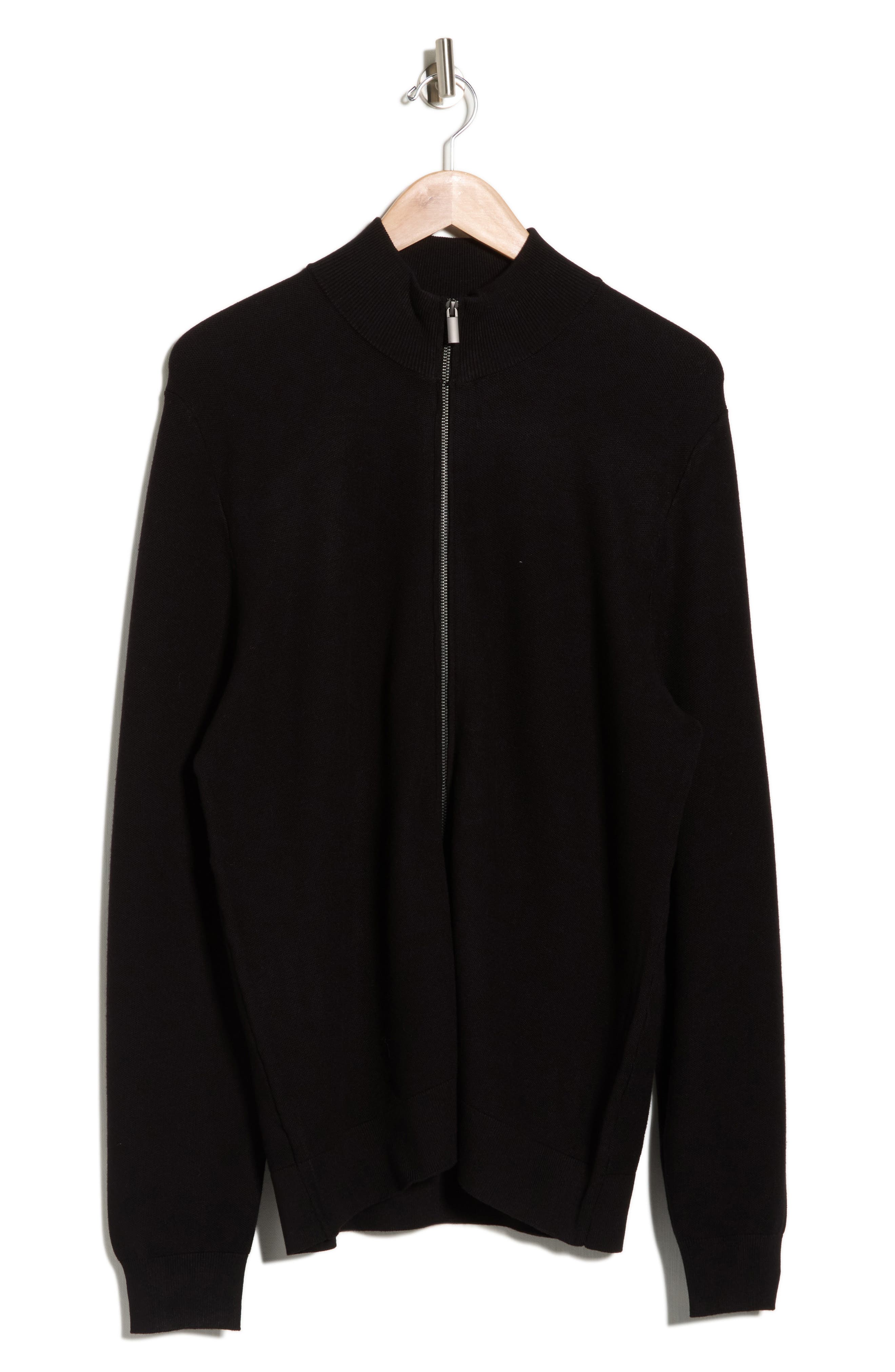Elie Tahari Full Zip Jersey Sweater | Nordstromrack