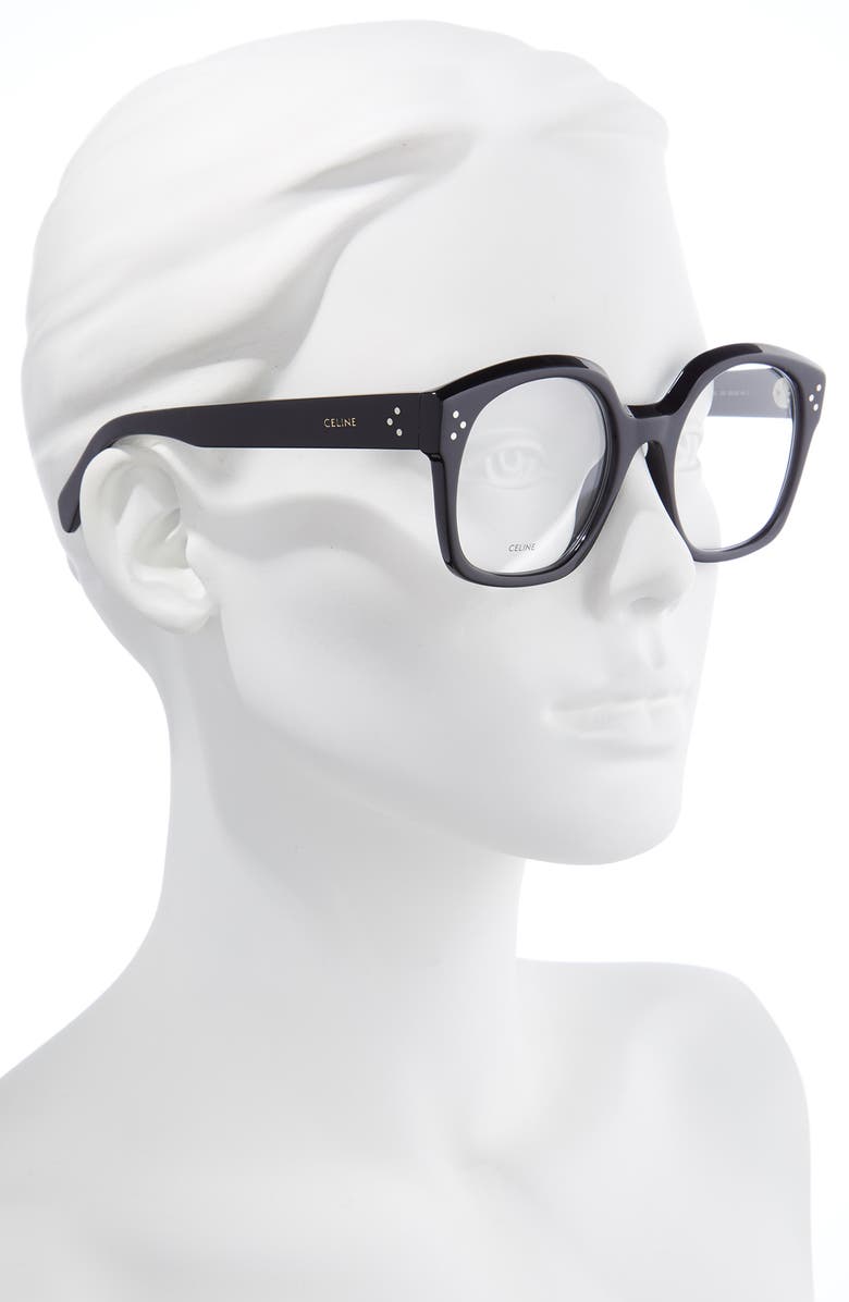 CELINE 52mm Round Optical Glasses | Nordstrom