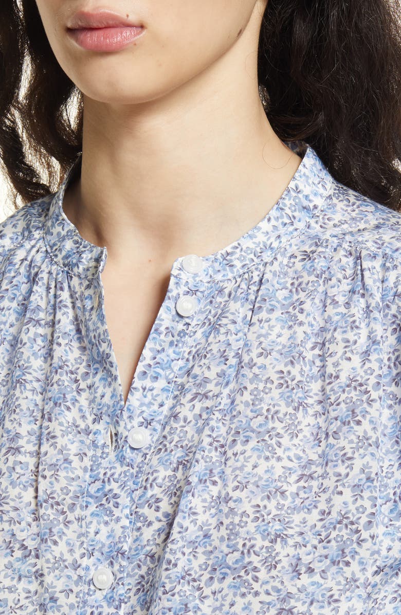 & Other Stories Print Cotton & Silk Blouse | Nordstromrack