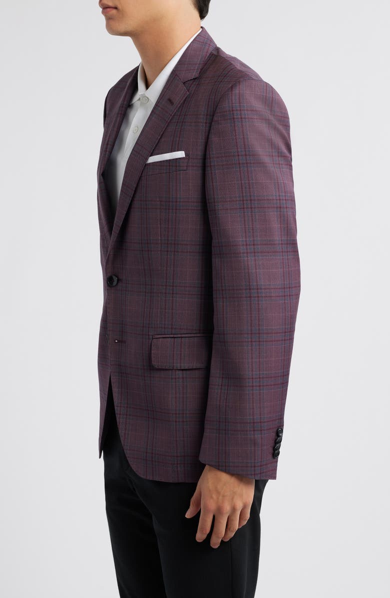 BOSS Hutson Plaid Virgin Wool Sport Coat | Nordstromrack