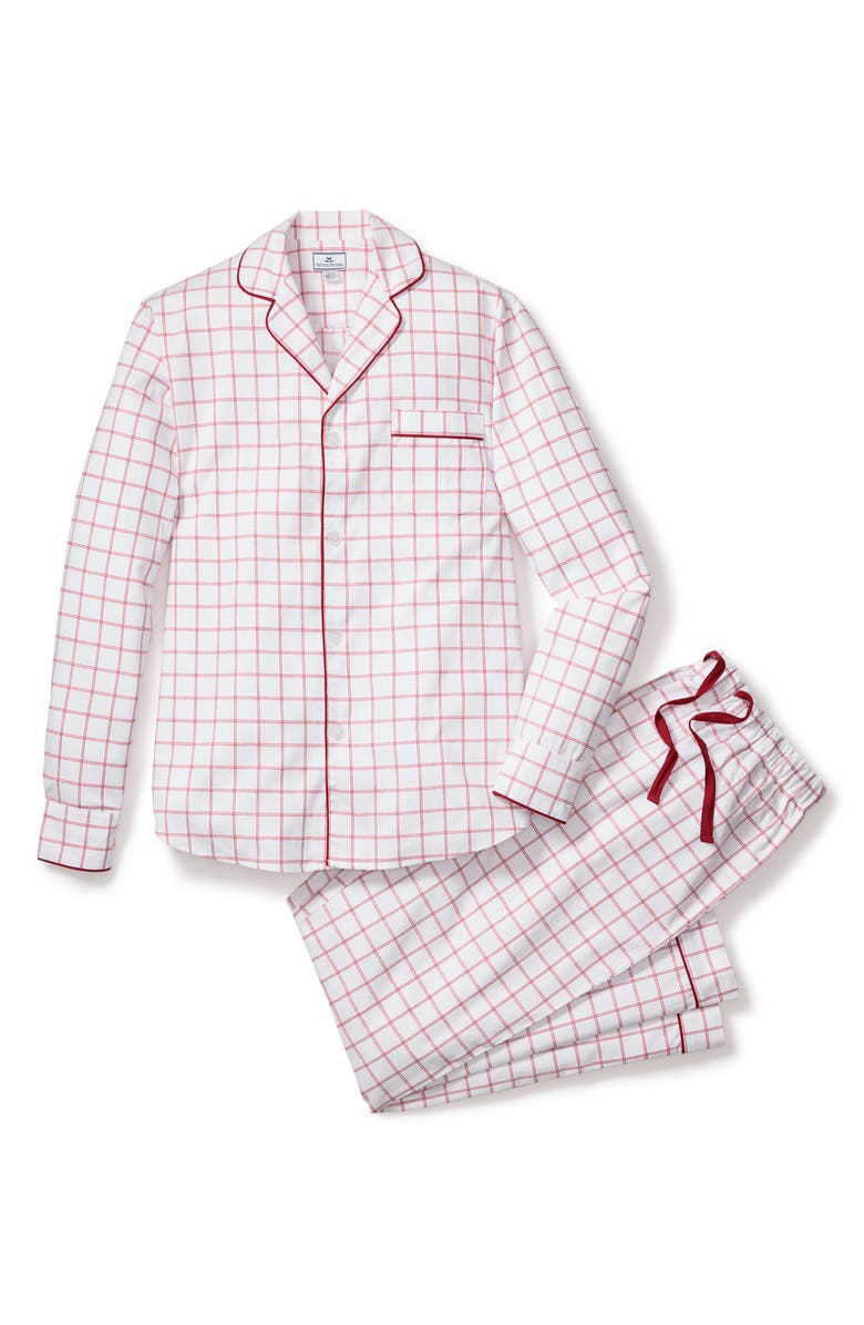 Petite Plume Tattersall Cotton Pajamas | Nordstrom
