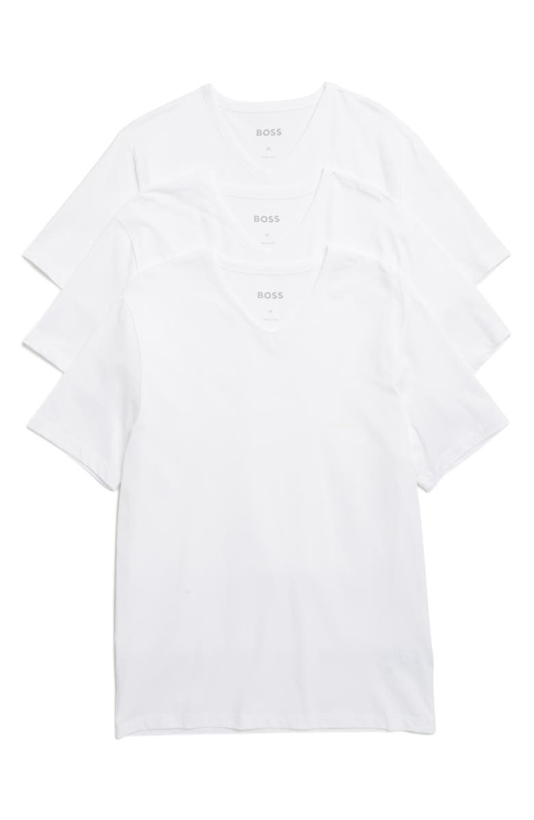 BOSS 3-Pack Essence Cotton Crewneck T-Shirts | Nordstromrack