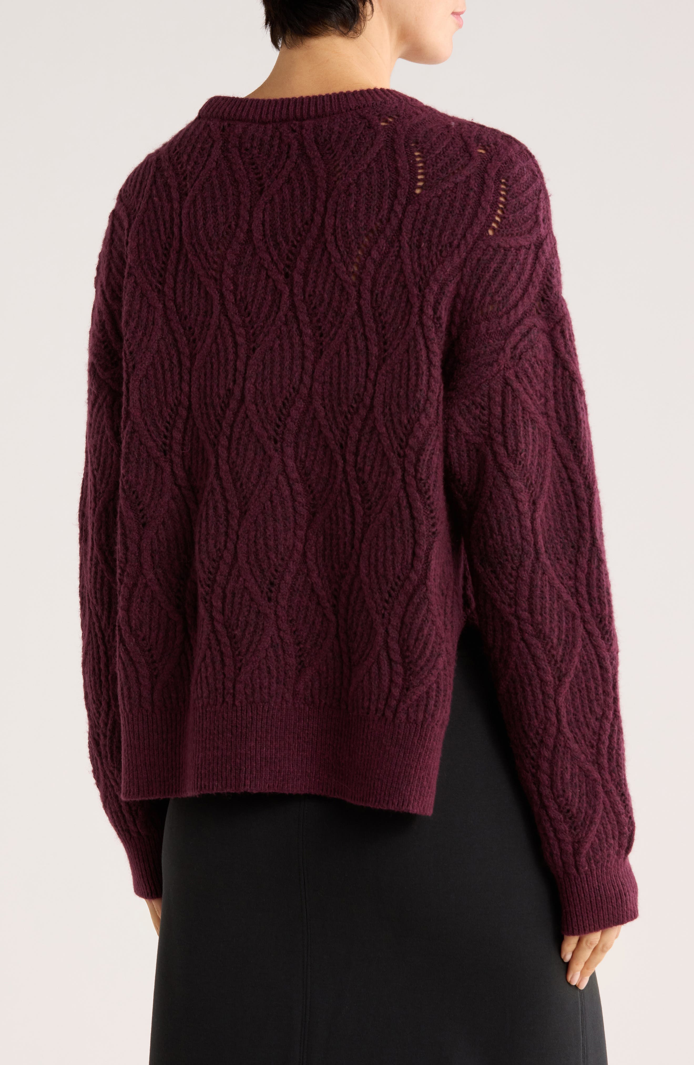 Splendid Novelty Pointelle Stitch Sweater | Nordstromrack