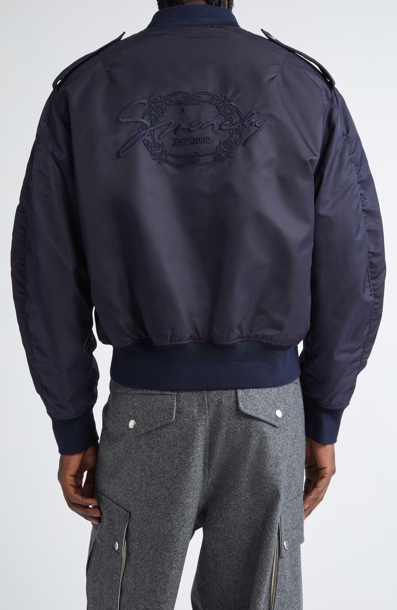 Givenchy Logo Medallion Bomber Jacket | Nordstromrack