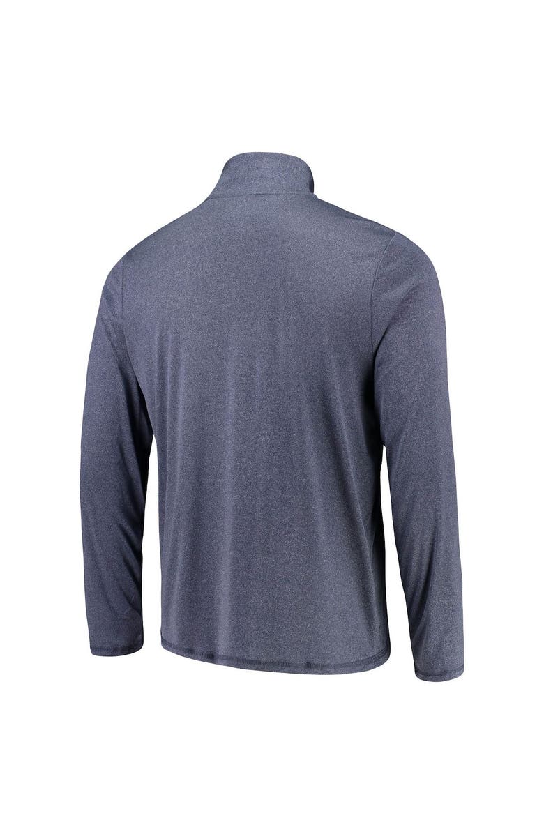 NFL Men's Heathered Navy Dallas Cowboys Arnie 1/4-Zip Pullover Jacket ...