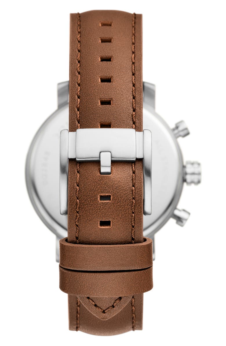 Fossil Rhett Leather Strap Watch, 42mm | Nordstromrack