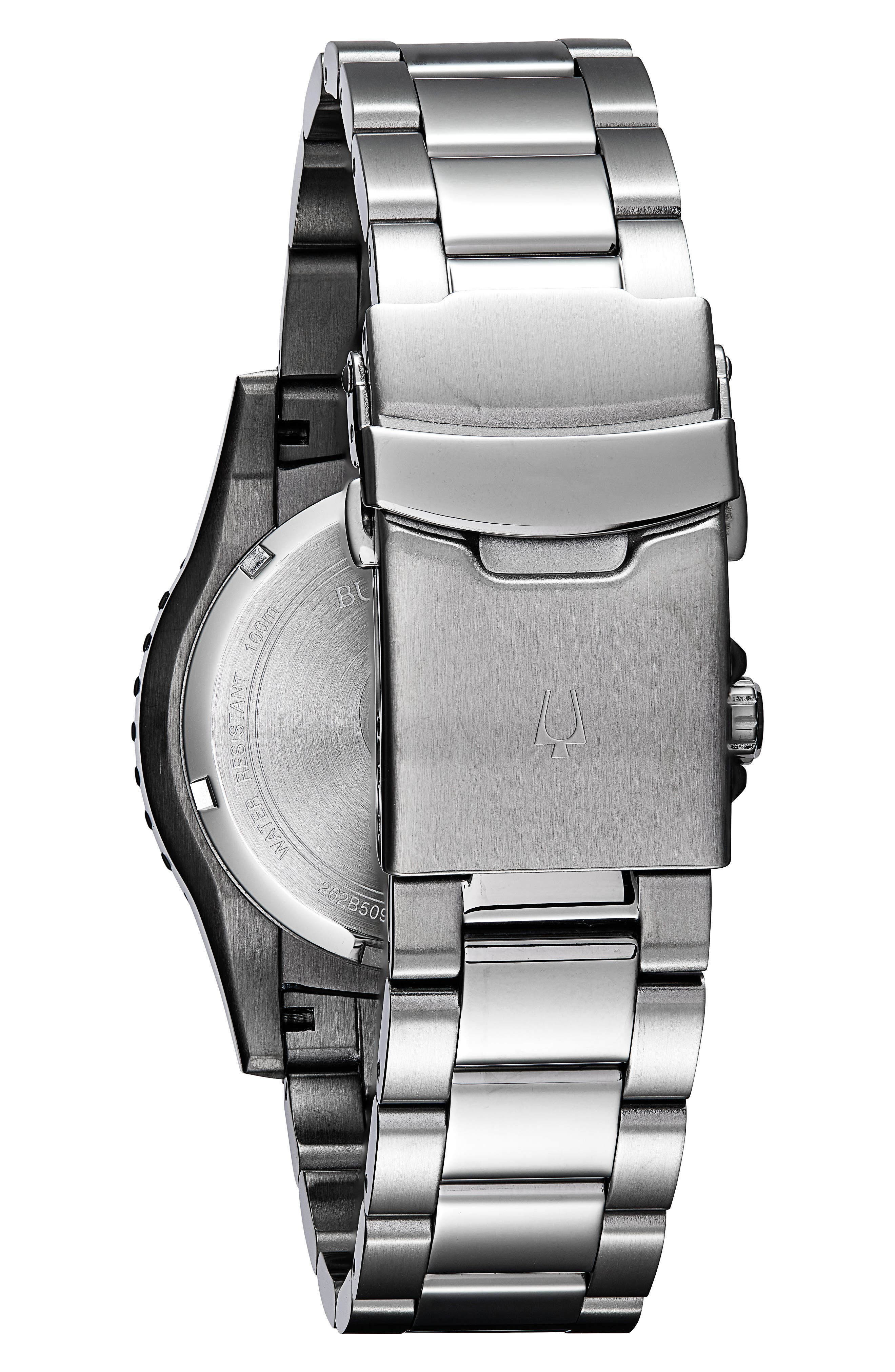BULOVA Chronograph Quartz Bracelet Watch, 44mm | Nordstromrack