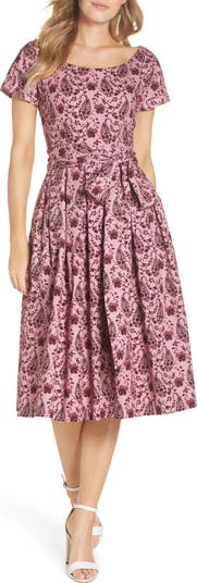 Gal Meets Glam Collection Hallie Fit & Flare Dress | Nordstrom