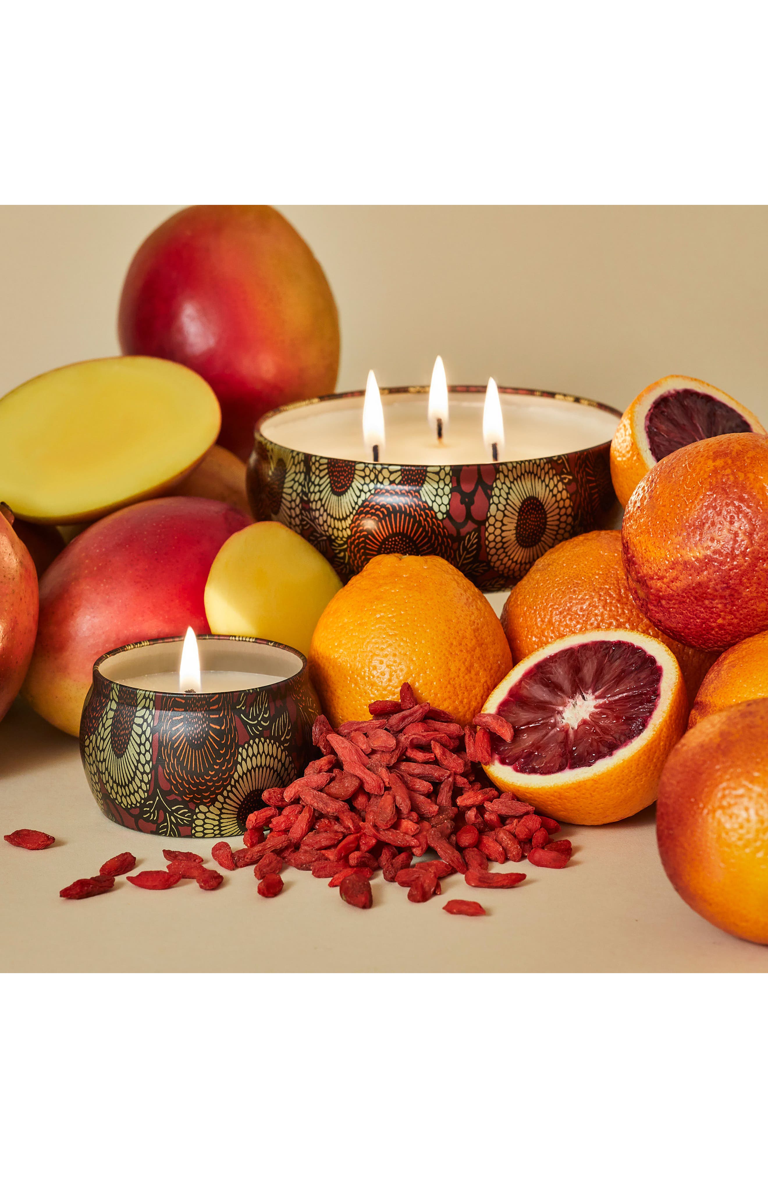Voluspa Japonica Goji Tarocco Orange Mini Tin Candle | Nordstrom