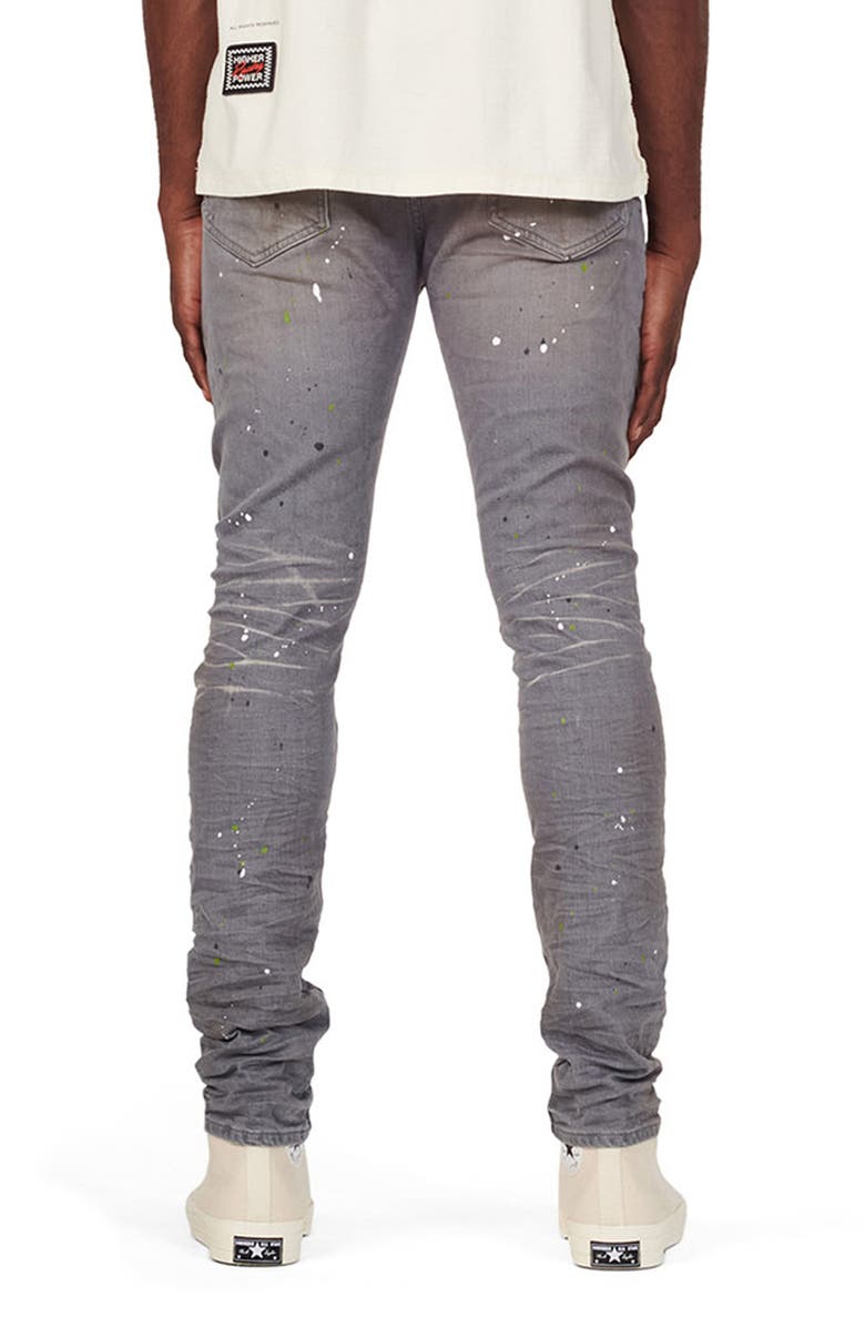 PURPLE BRAND Paint Splatter Skinny Jeans | Nordstromrack