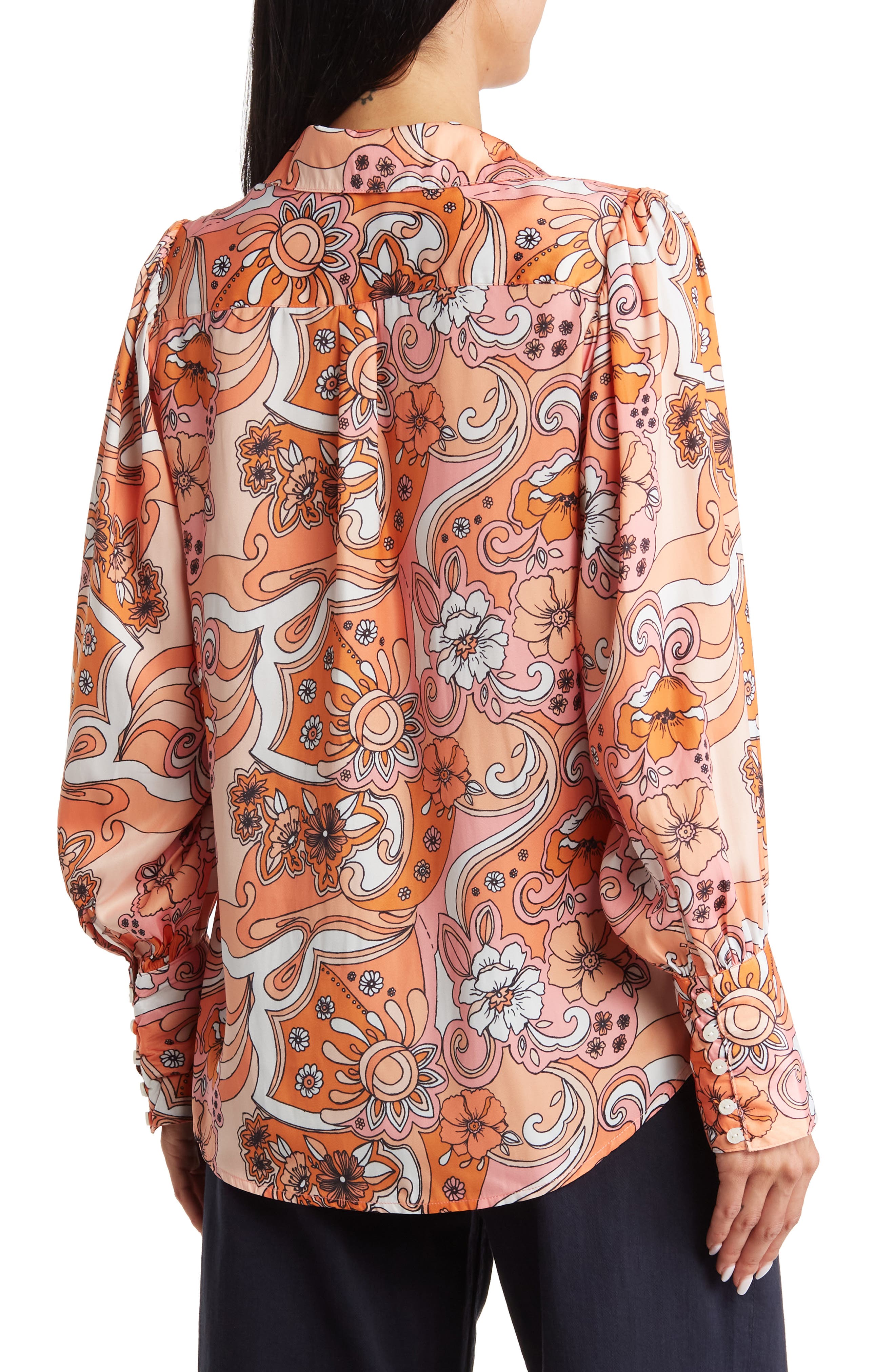 Free People Serena Print Button-Up Shirt | Nordstromrack